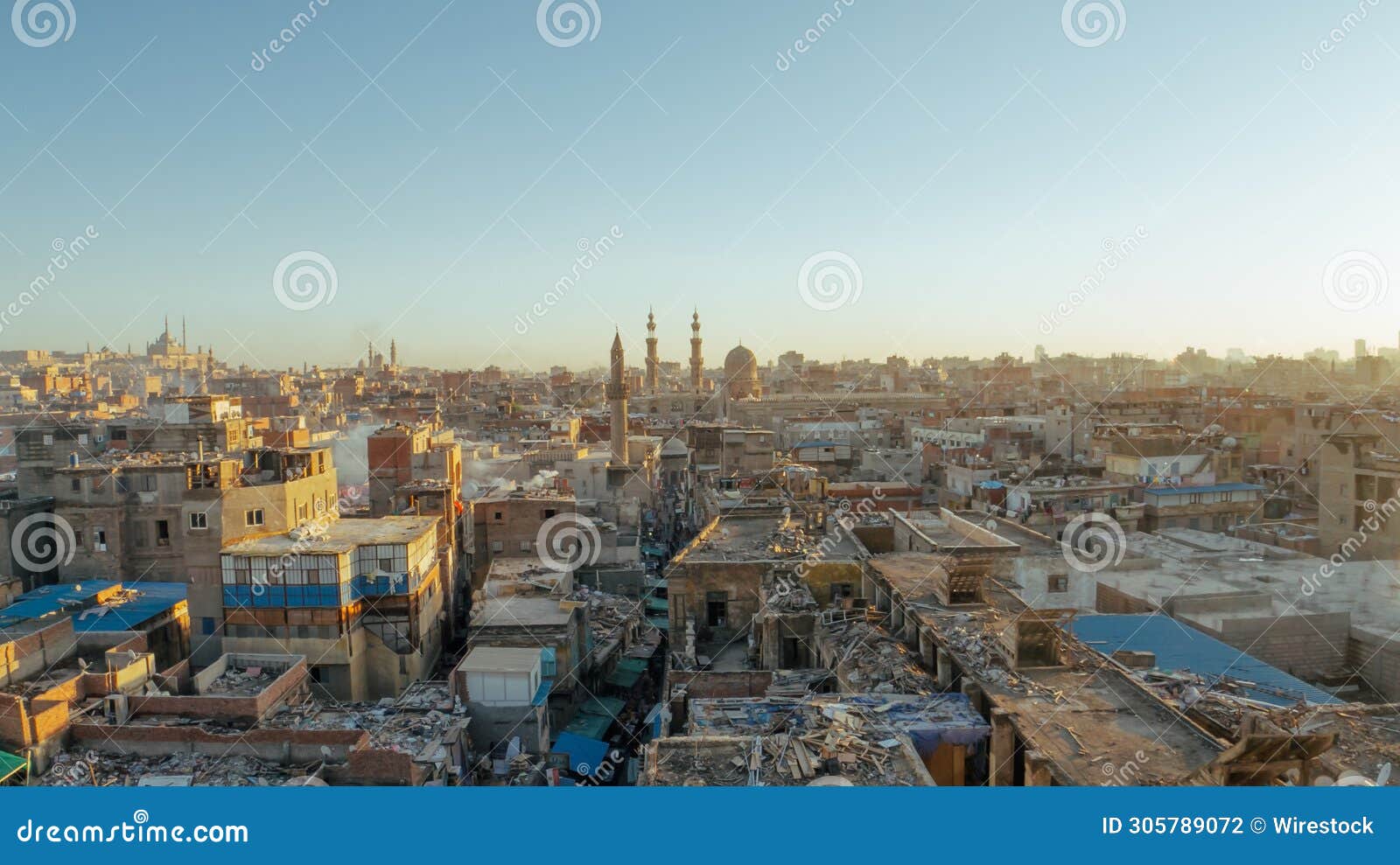 Areal Downtown View of Cario, Egypt Stock Photo - Image of tranquil ...