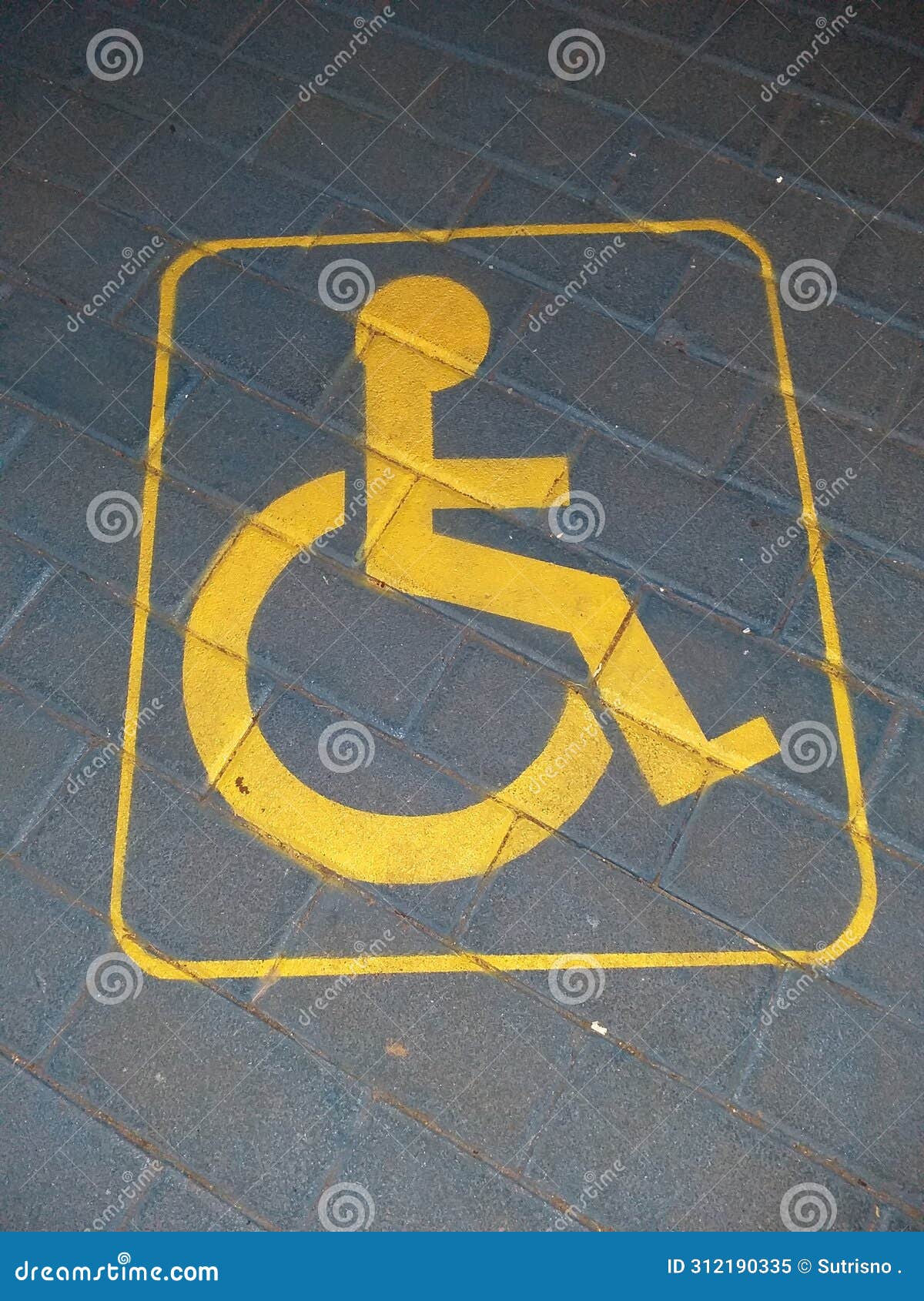 Sign for People with Disabilities Stock Image - Image of disabilities ...
