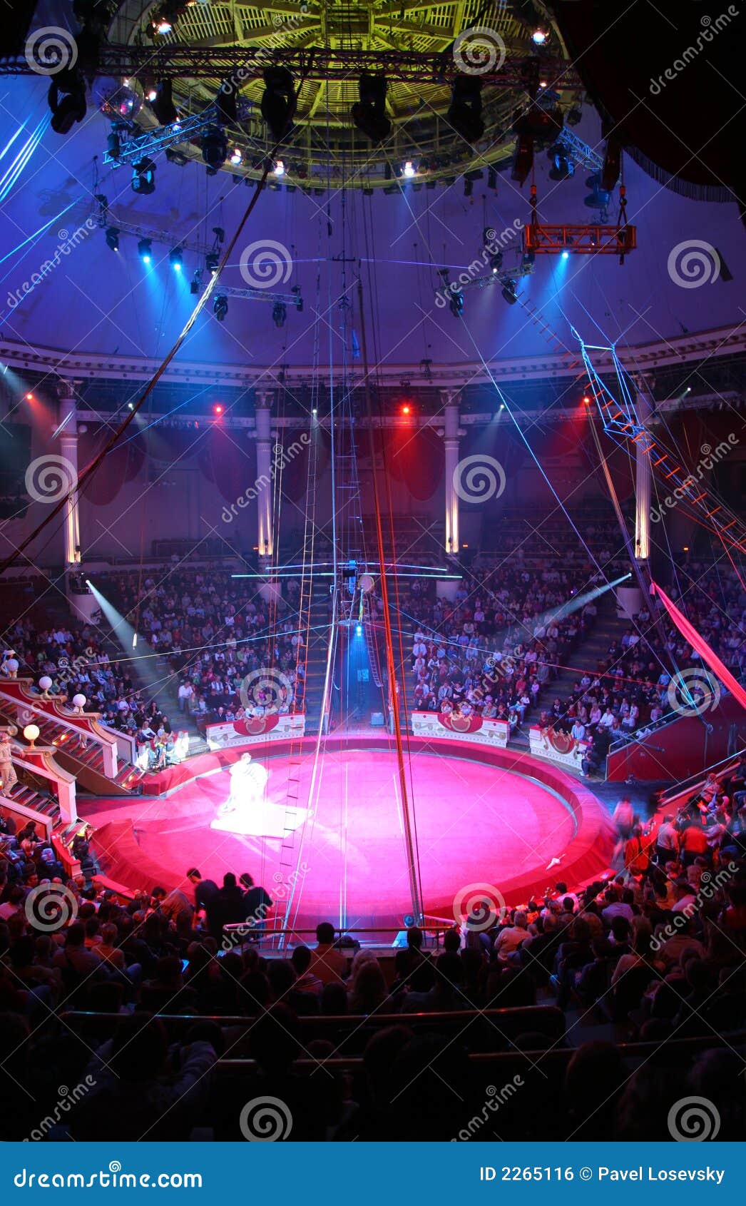 Arena del circo fotografia stock. Immagine di arena, esecutore - 2265116