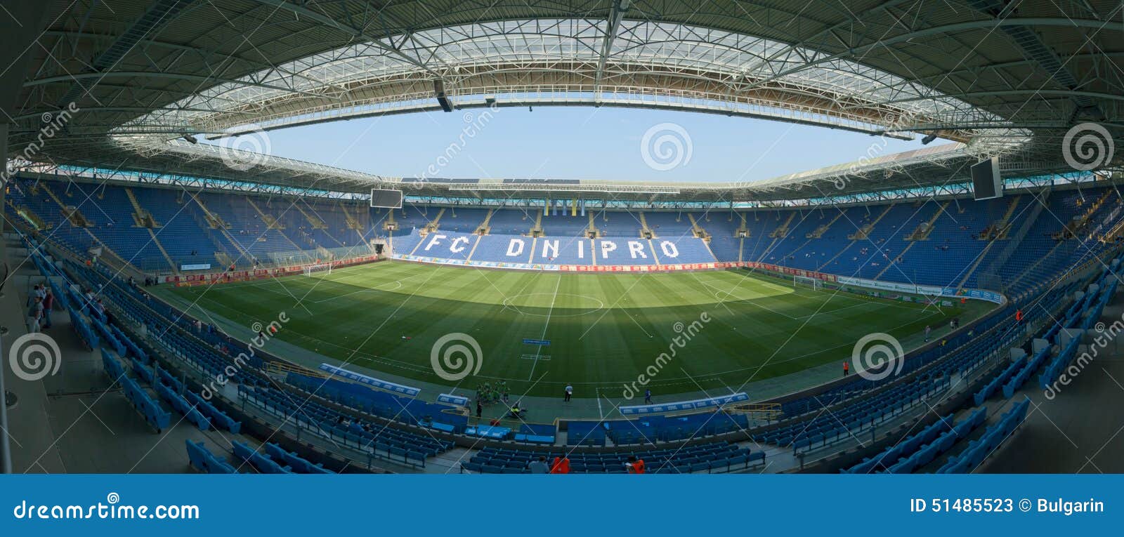 Arena Del Estadio De Dnipro Foto de archivo editorial - Imagen de ...