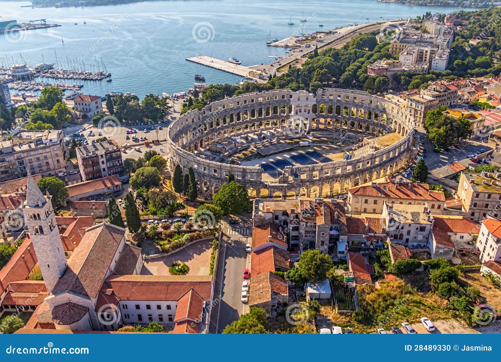 Arena in Pula stock photo. Image of balkans, landmark - 28489330