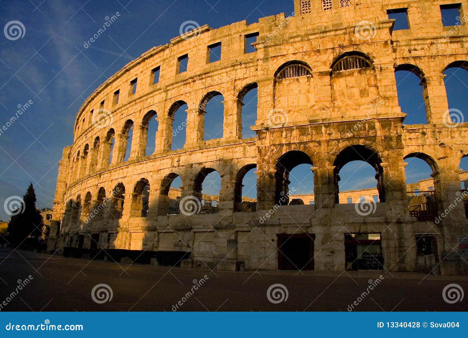 Arena in Pula Croatia stock photo. Image of adriatic - 13340428