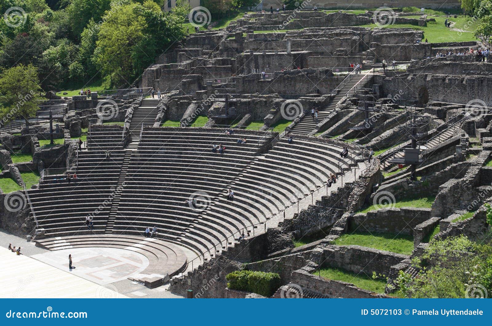 Arena Romana En Lyon, Francia Imagen de archivo - Imagen de francia ...