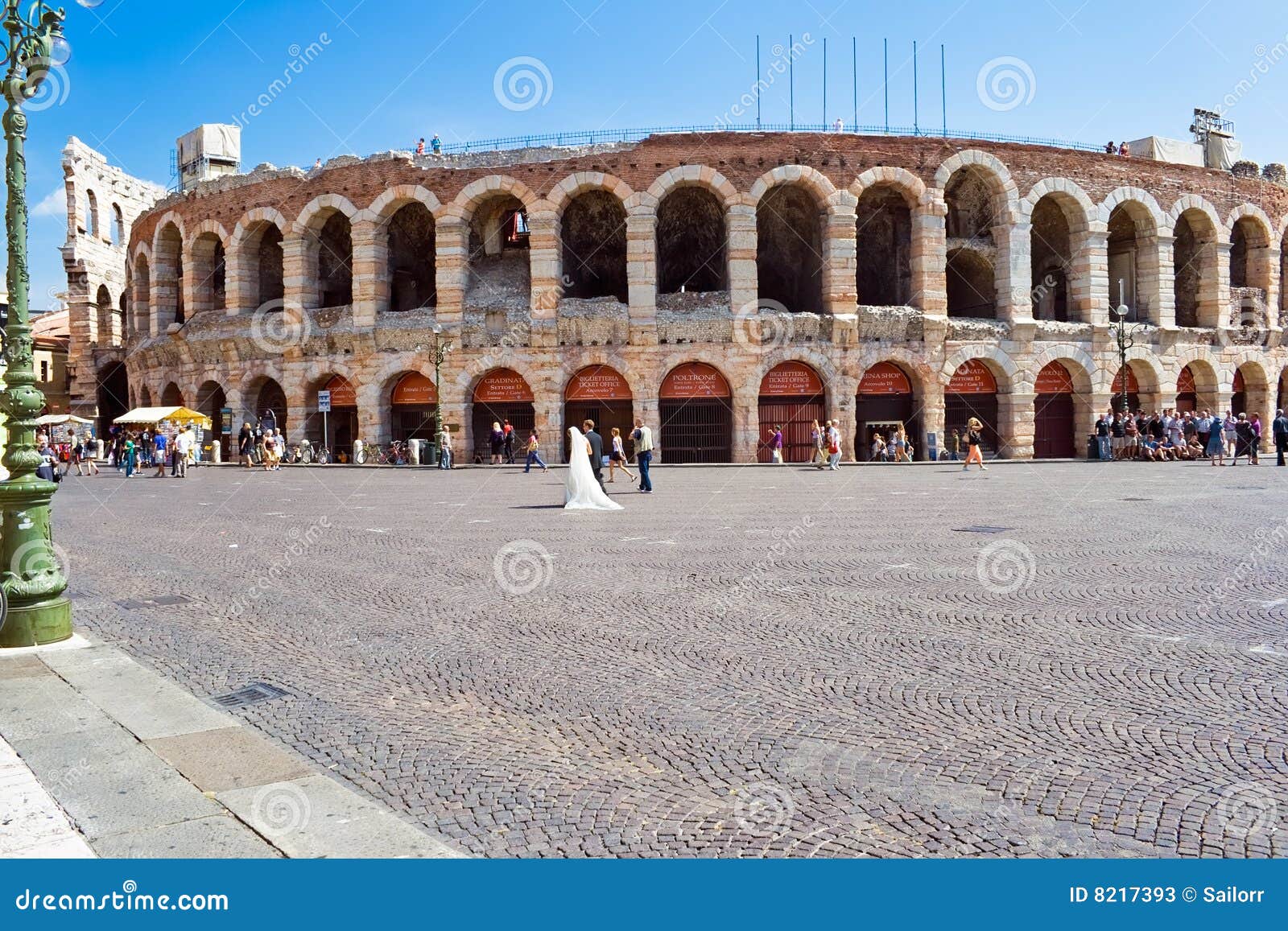 Arena romana en Verona imagen de archivo. Imagen de europa - 8217393