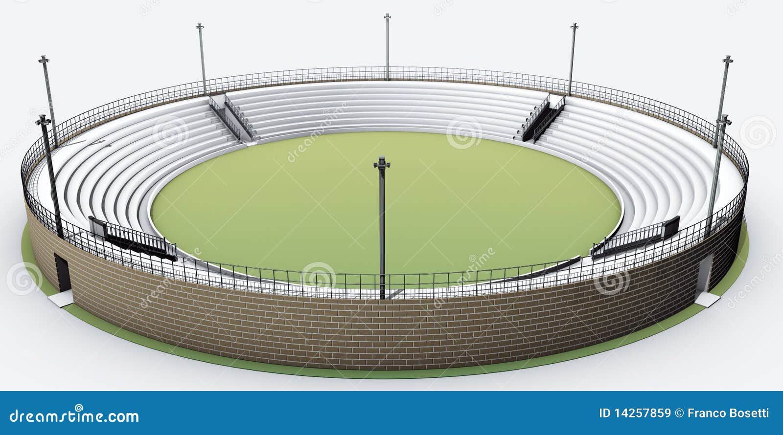 Arena round stock illustration. Illustration of entertainment - 14257859