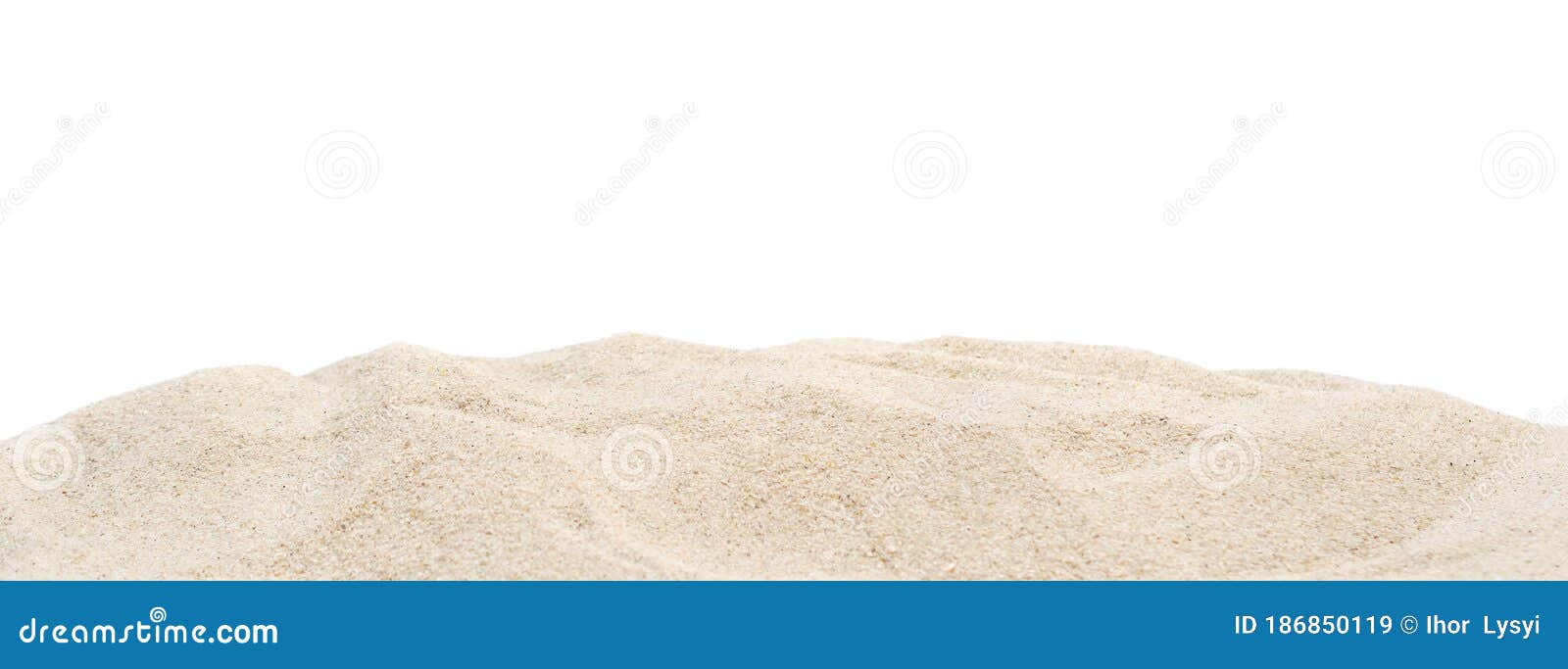 Arena Seca Apilada Aislada En Blanco Imagen de archivo - Imagen de ...