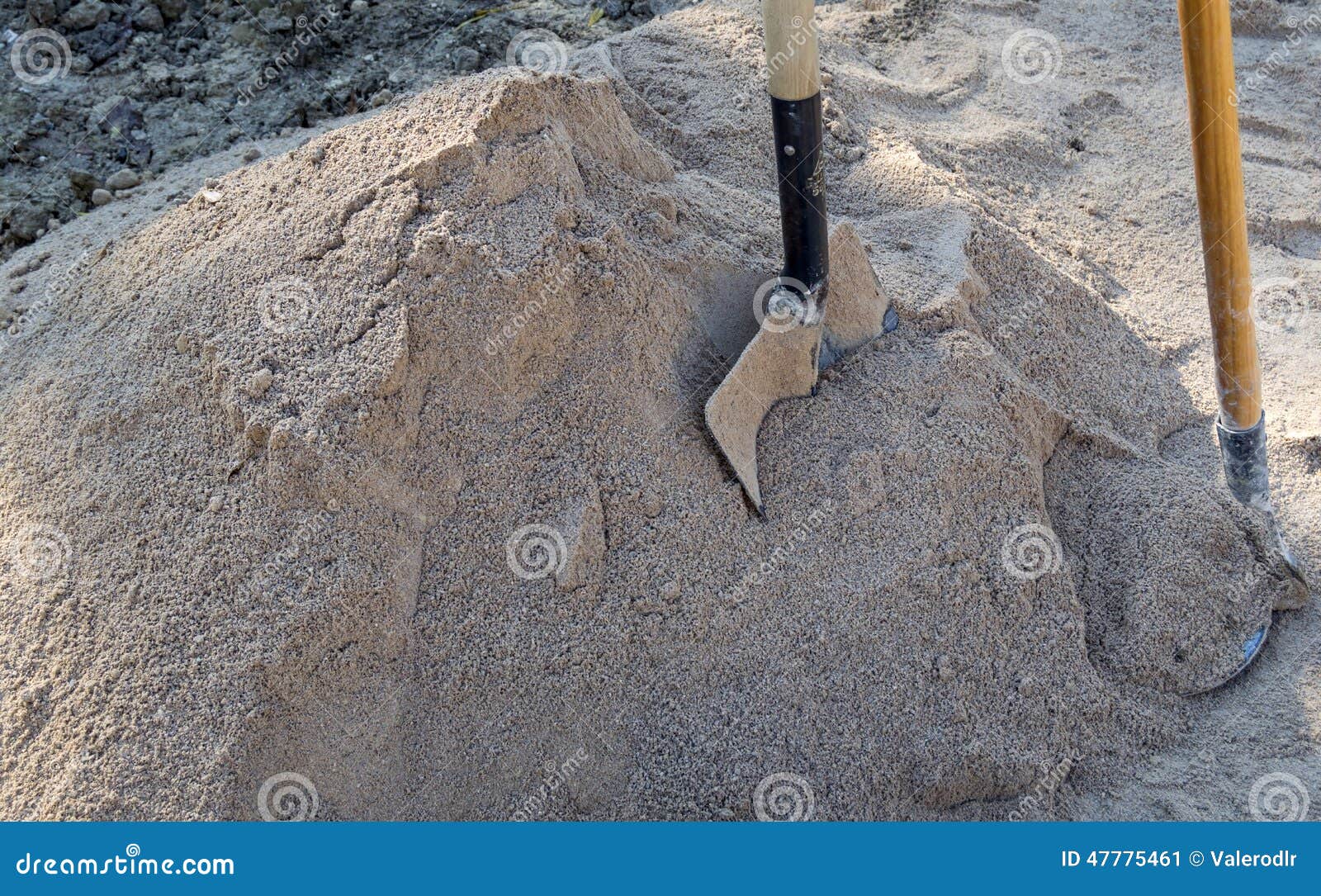 Arena and tools stock image. Image of tool, wood, excavator - 47775461