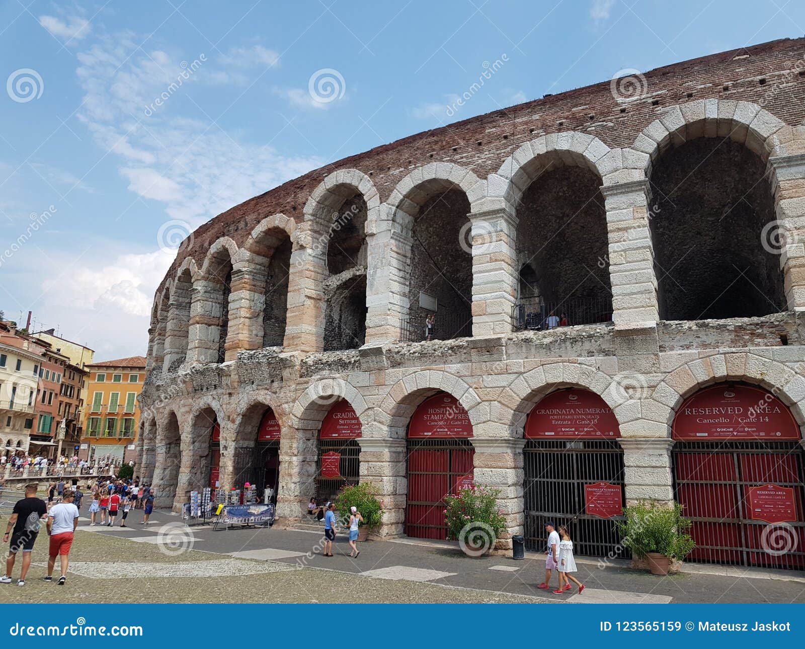 Arena editorial stock image. Image of arena, verona - 123565159
