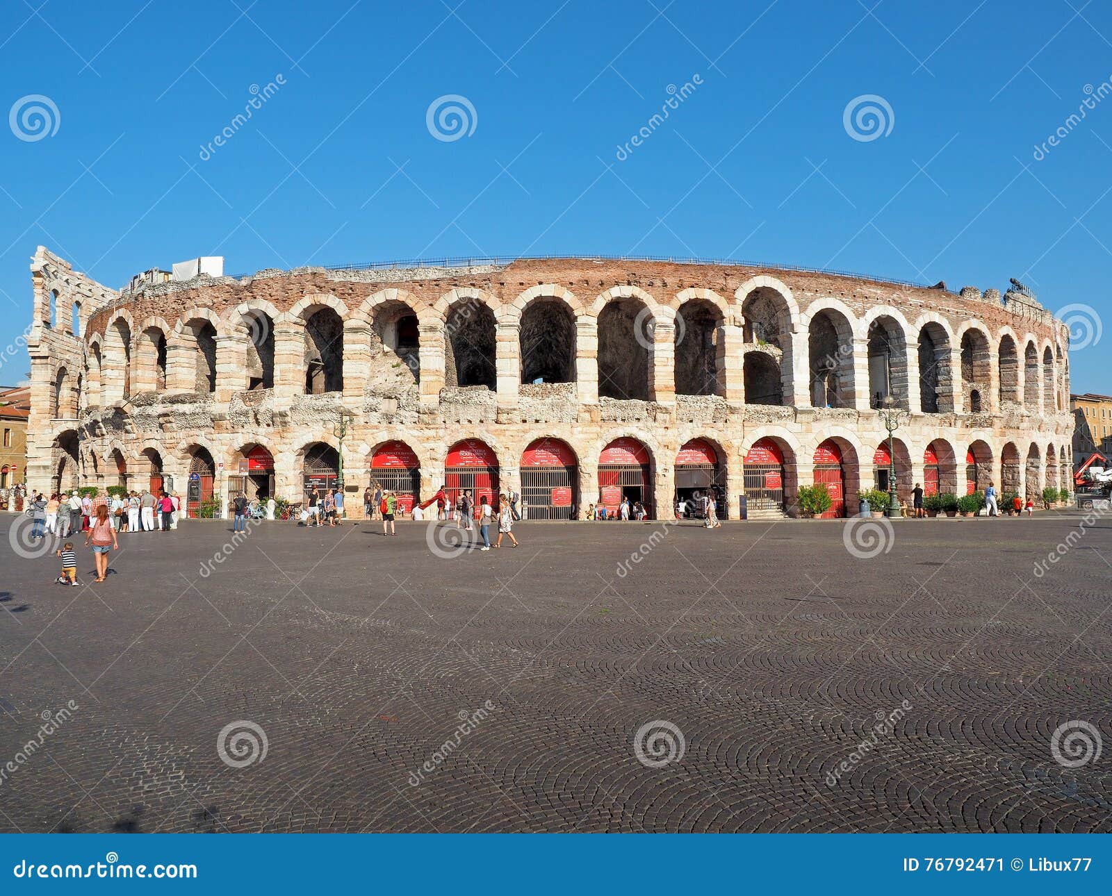 Arena Verona Italy Piazza Bra Editorial Photo - Image of vacation ...