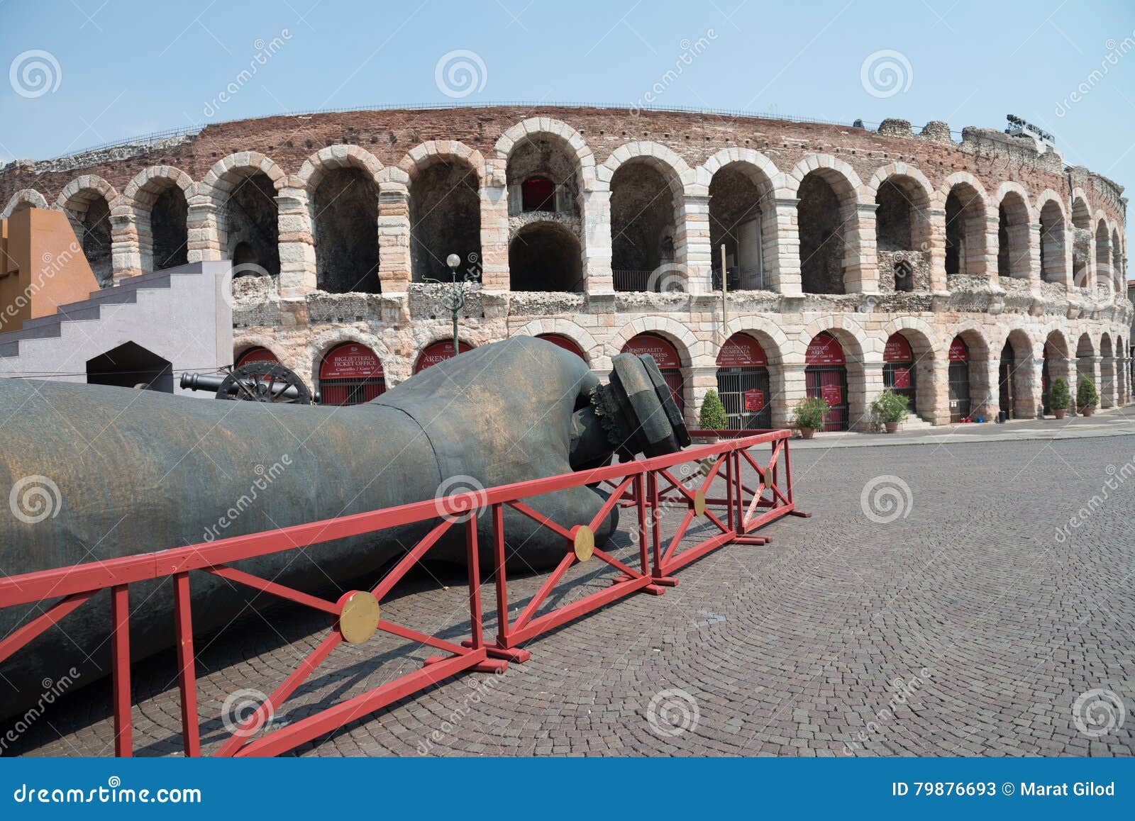 Arena in Verona stock image. Image of square, performance - 79876693