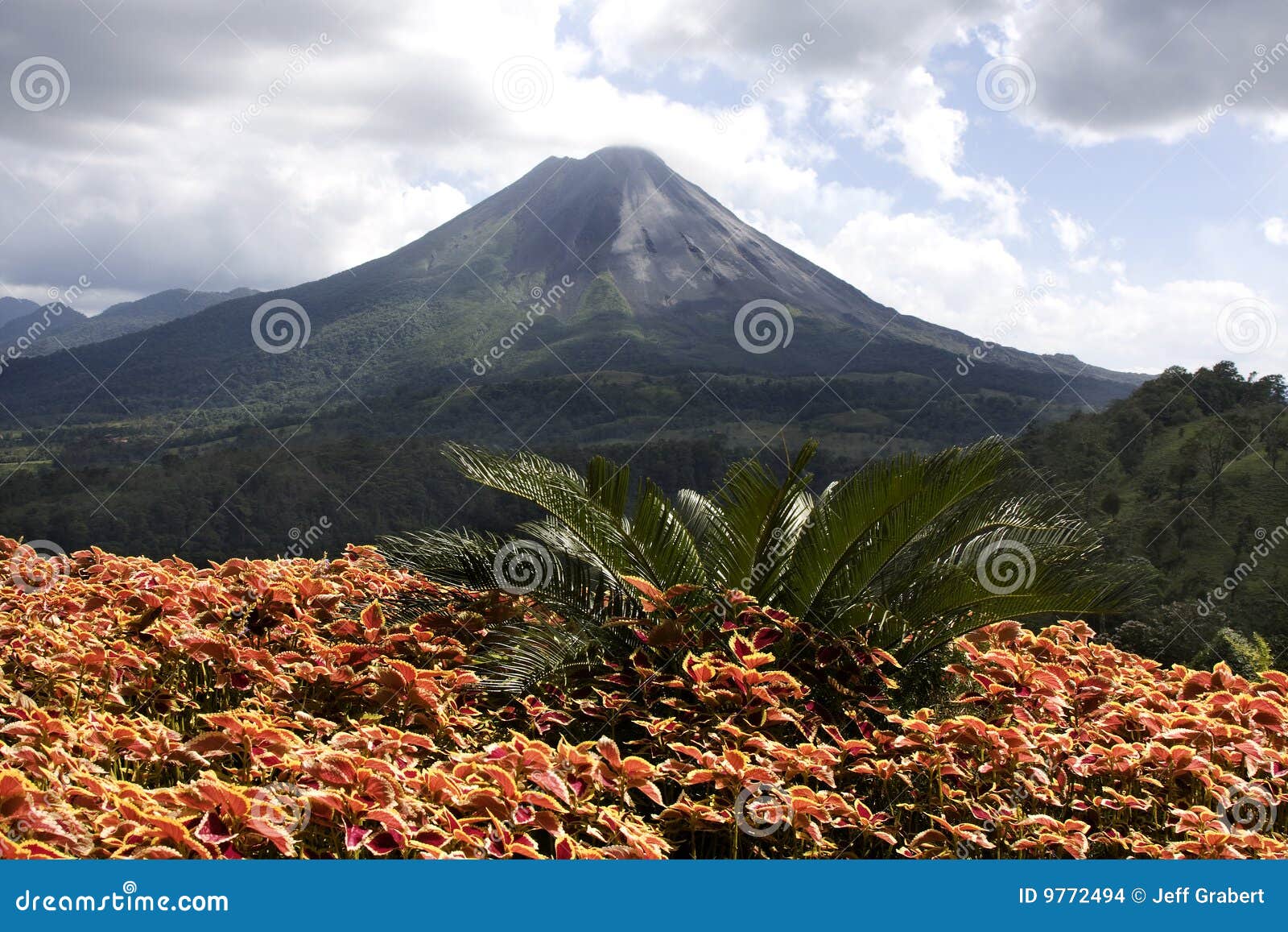Arenal Volcano I stock photo. Image of america, lava, latin - 9772494