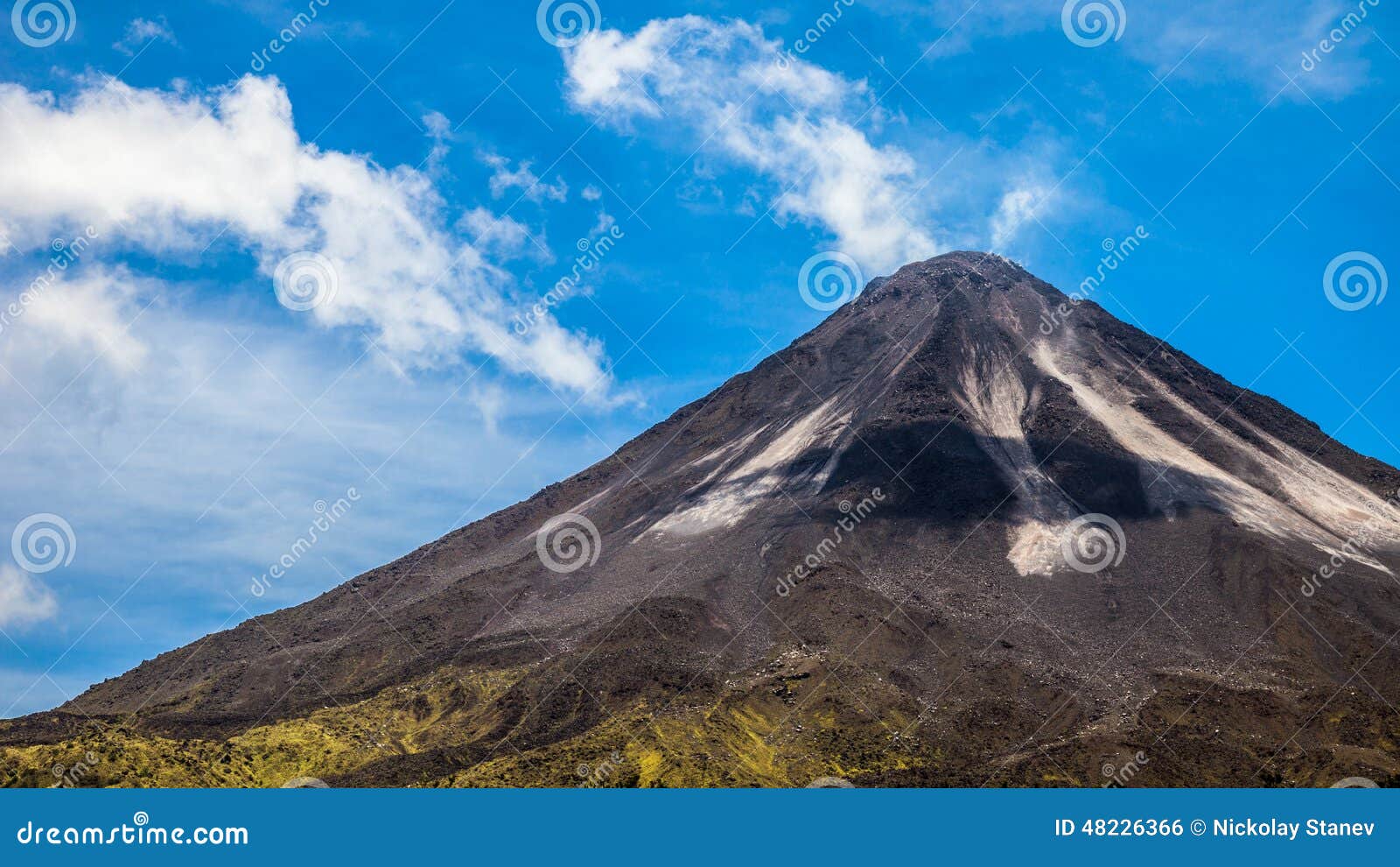 Arenal Volcano Peak stock photo. Image of central, stratovolcano - 48226366