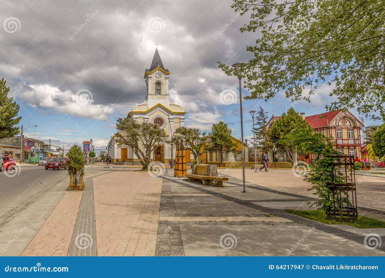 Arenas de Punta, Chile fotografía editorial. Imagen de escénico - 64217947