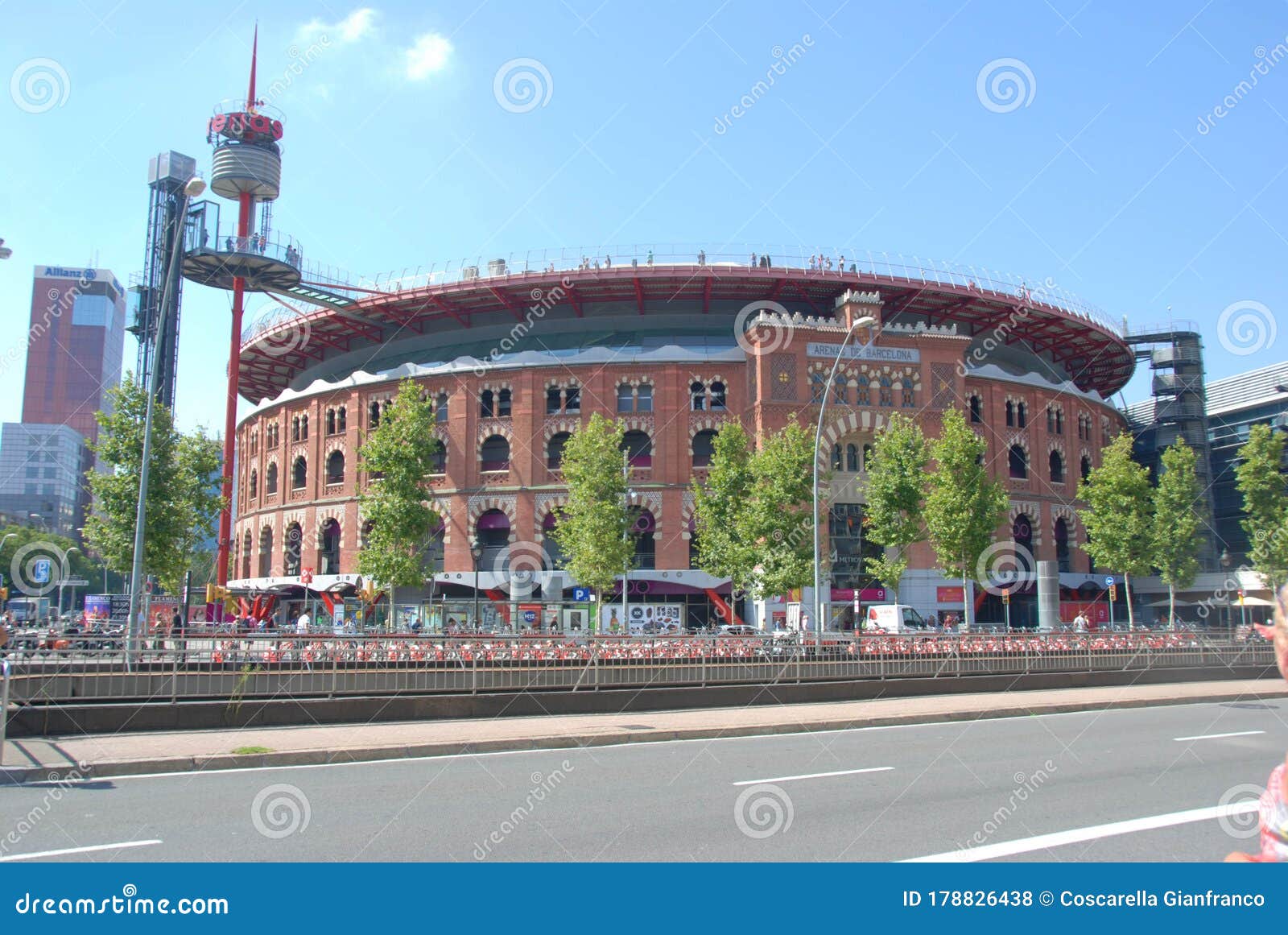 Arenas, Spain Square, Barcellona - Spain Editorial Stock Photo - Image ...