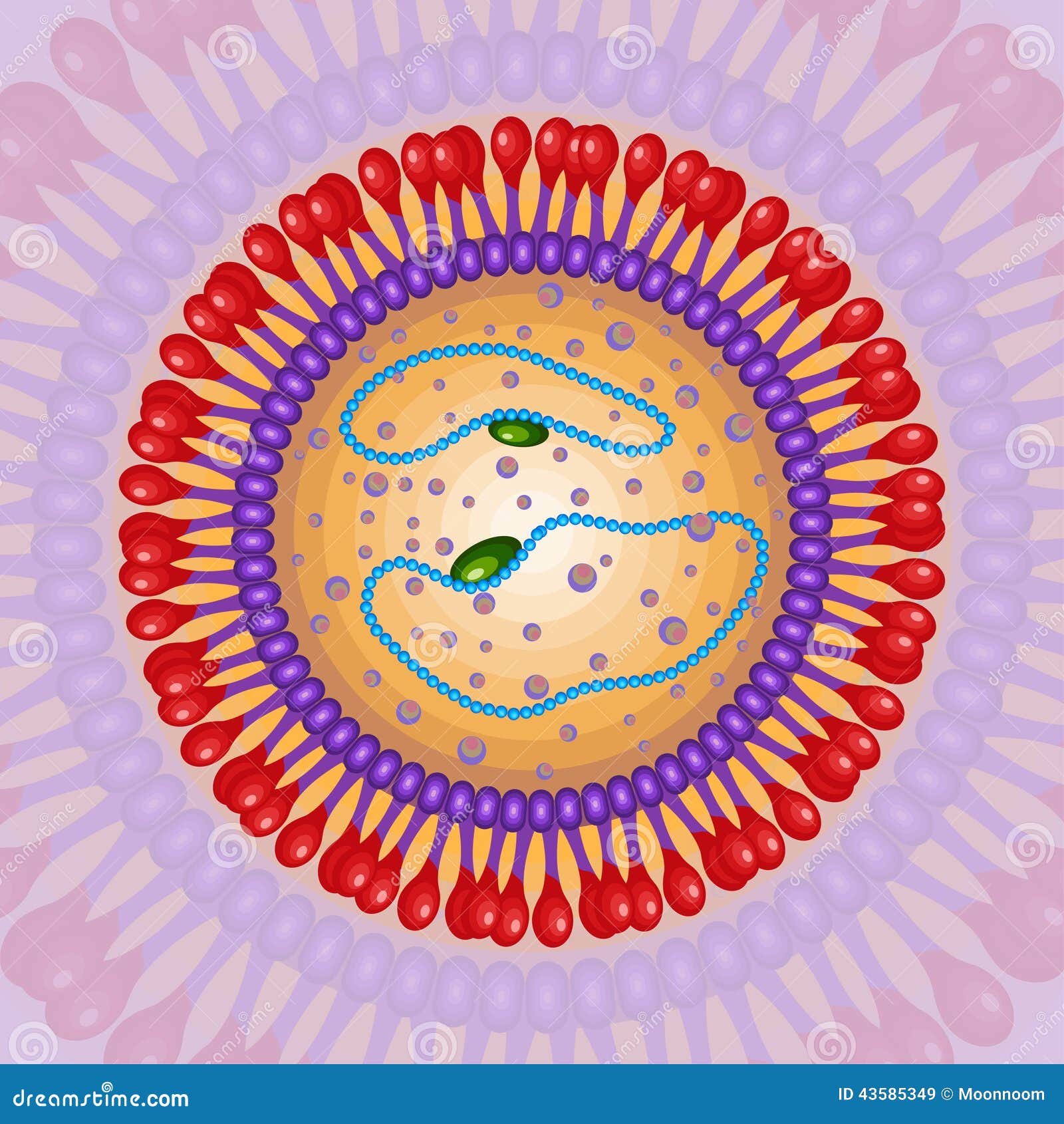 Arenavirus Bakgrund 10 eps vektor illustrationer. Illustration av ...