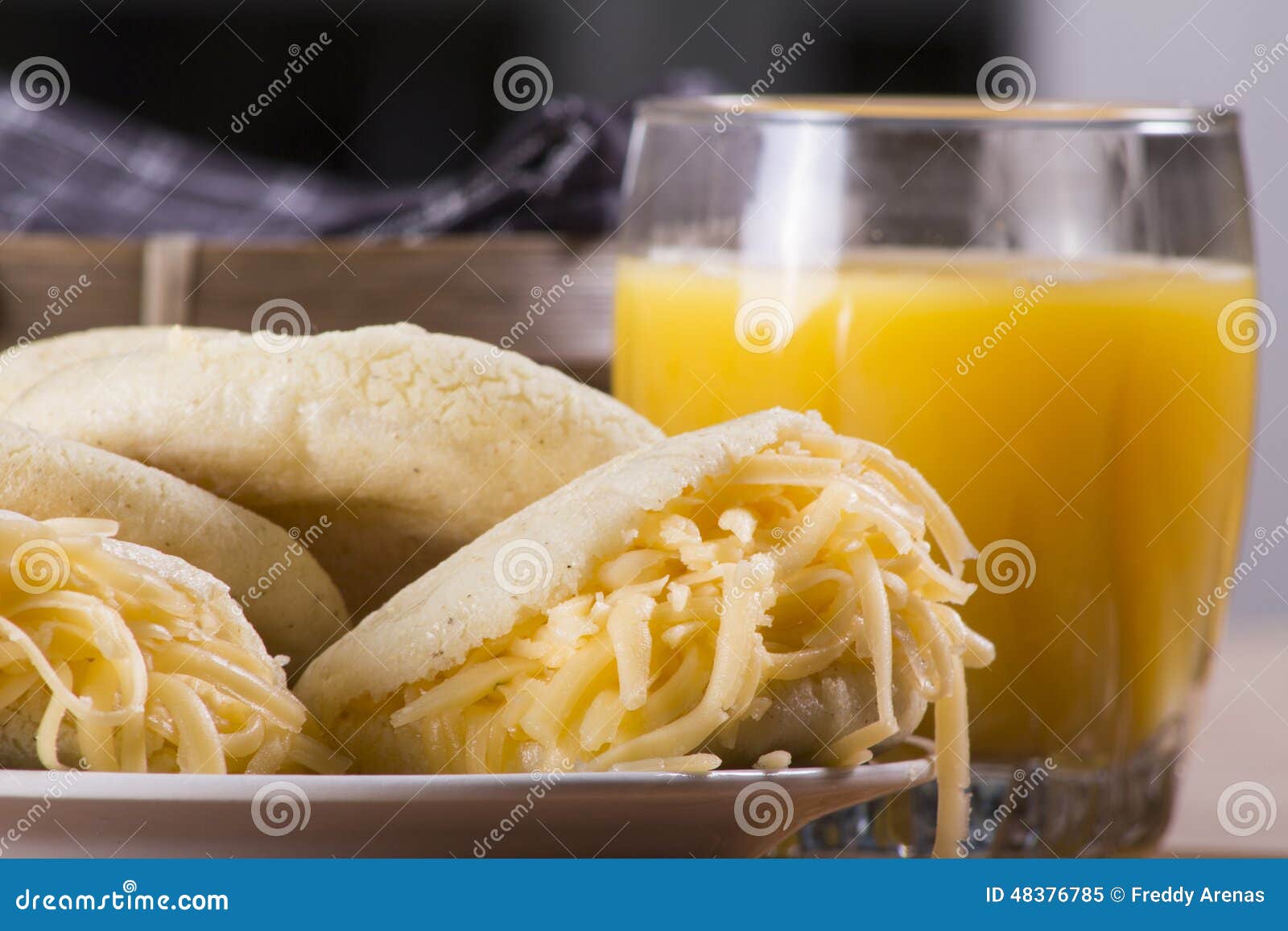 Colombian Meal. Patacones (fried Plantains) With Beans And Chees Stock ...