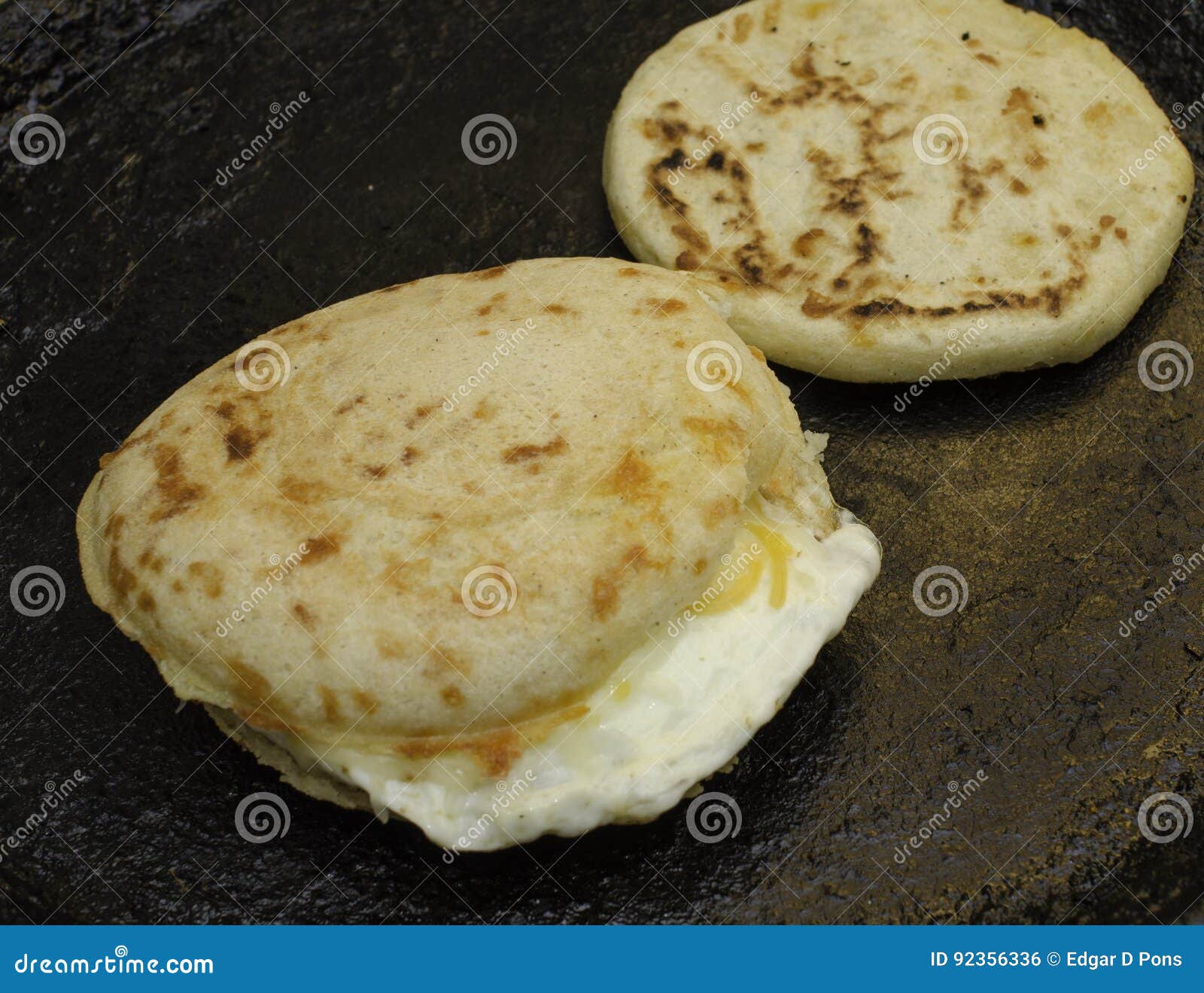 Arepas stock photo. Image of corn, filled, arepas, cheesse - 92356336