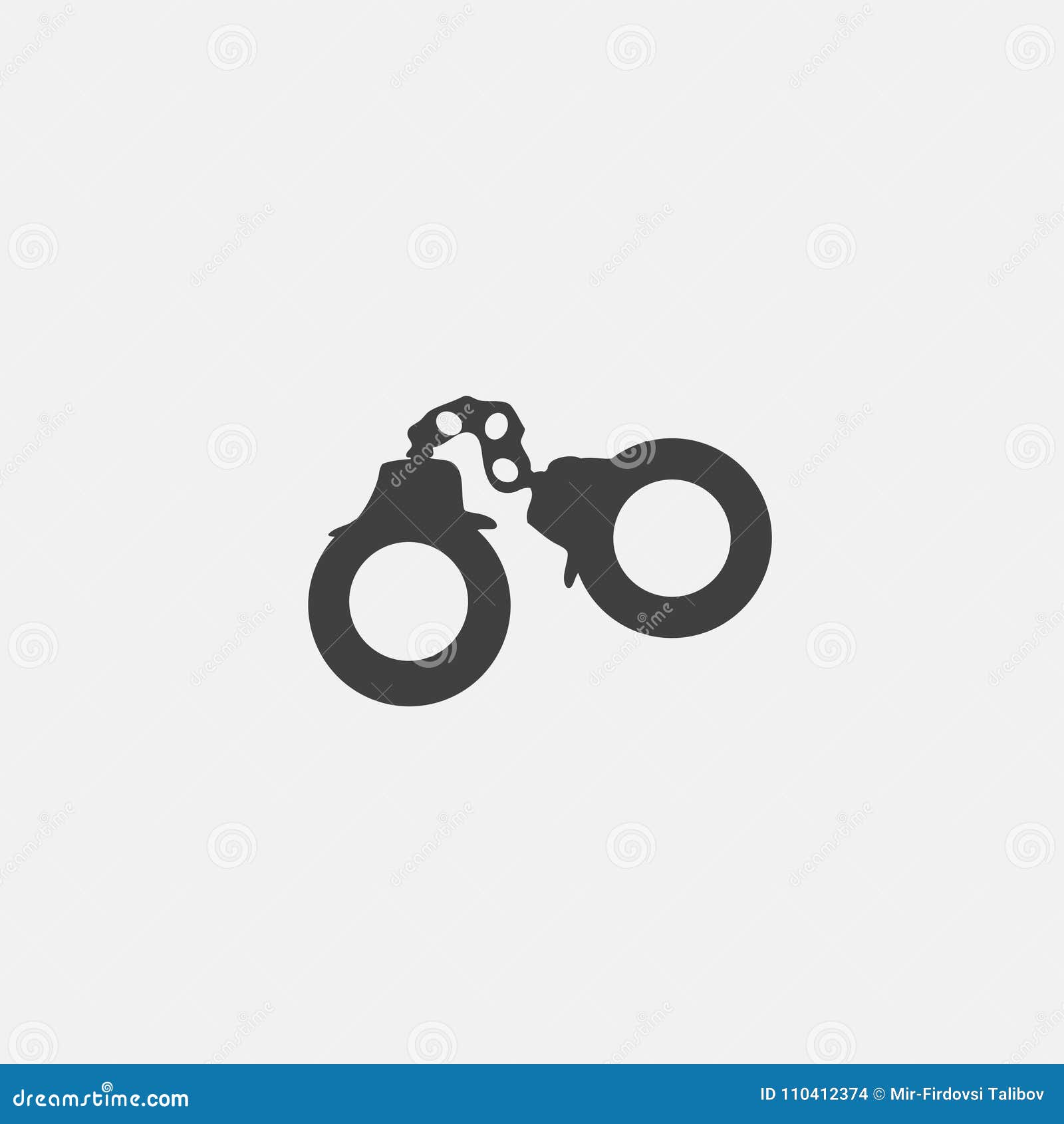 Arrest icon stock illustration. Illustration of arrest - 110412374