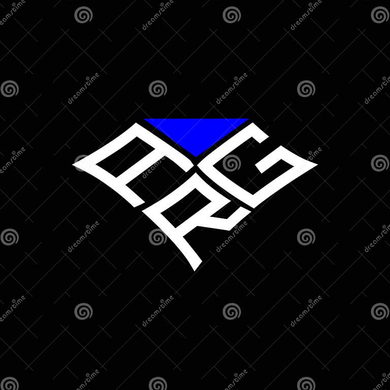 ARG Letter Logo Creative Design with Vector Graphic Stock Vector ...