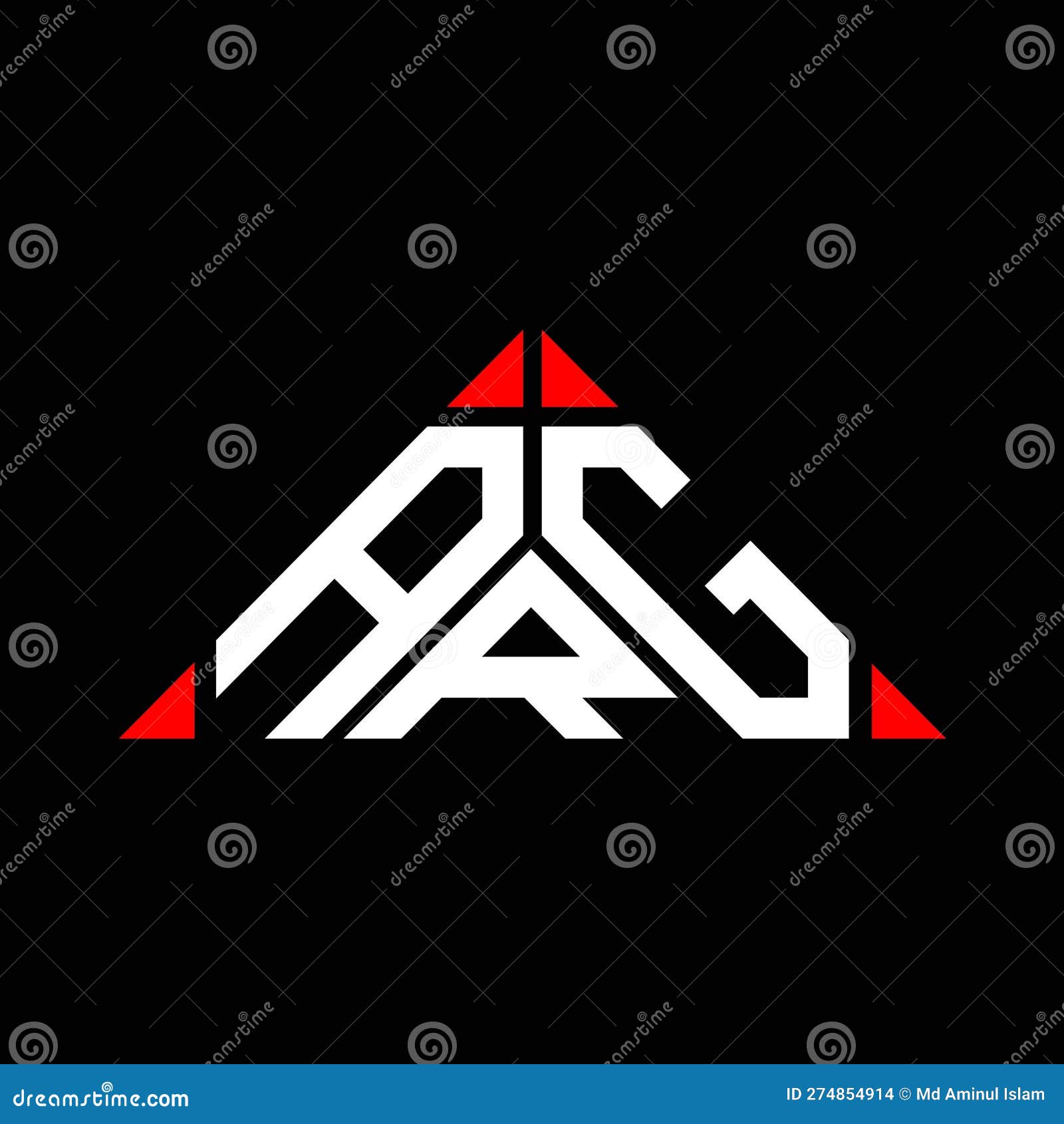 ARG Letter Logo Creative Design with Vector Graphic, ARG Simple and ...