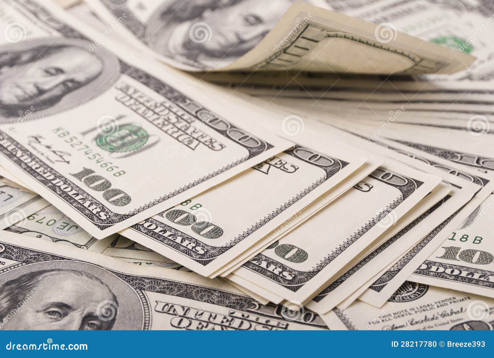 Argent photo stock. Image du dollar, affaires, billets - 28217780