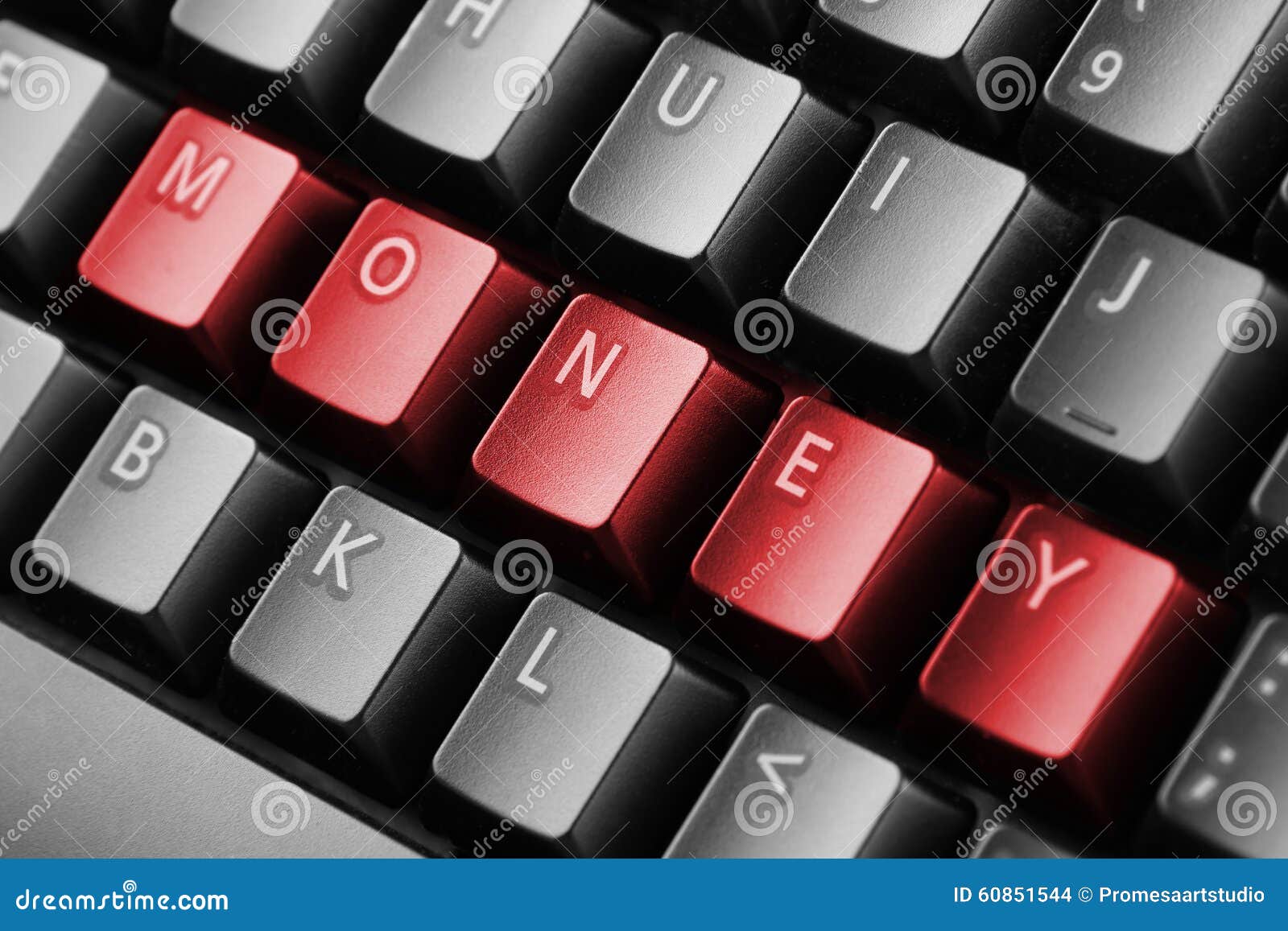 Argent De Word écrit Avec Des Boutons De Clavier Photo stock - Image du ...