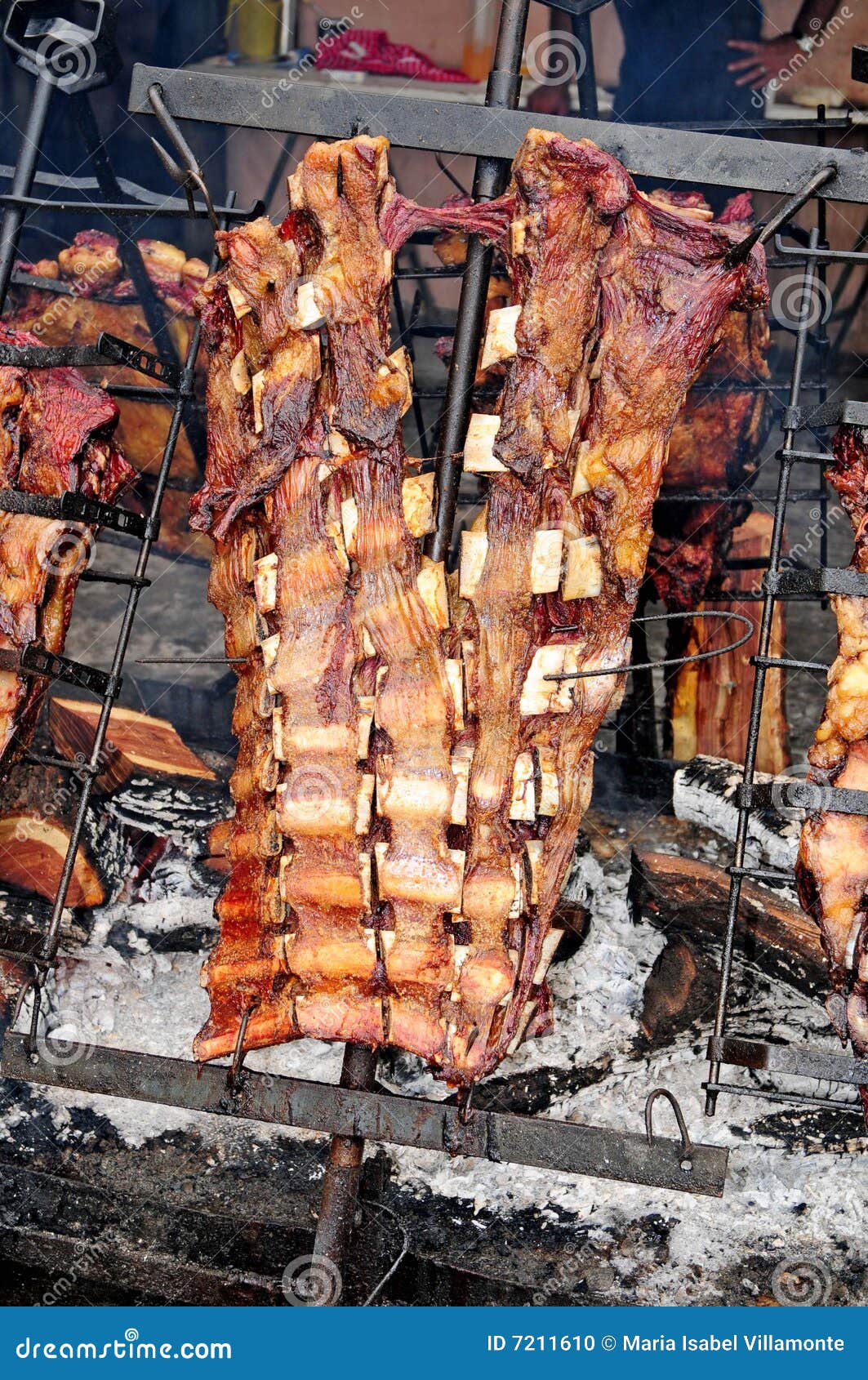 Argentina beef asado stock photo. Image of barbecue, dinner - 7211610