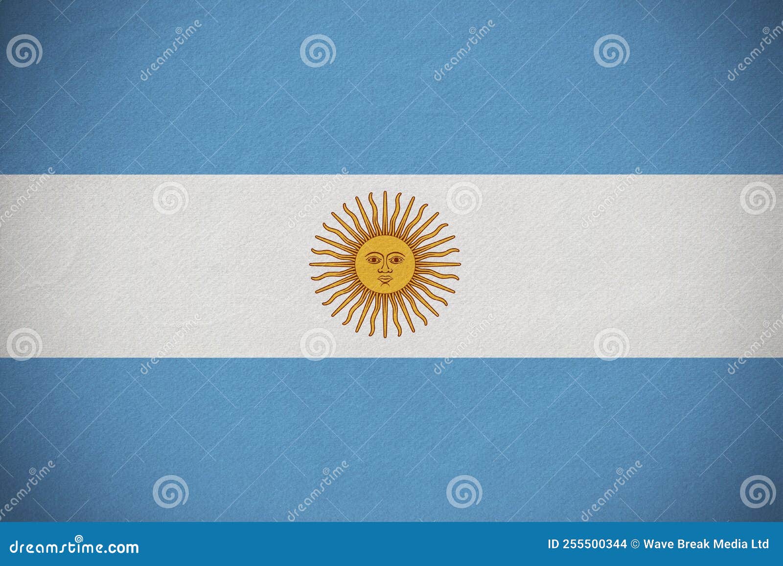 Argentina national flag stock illustration. Illustration of patriotism ...