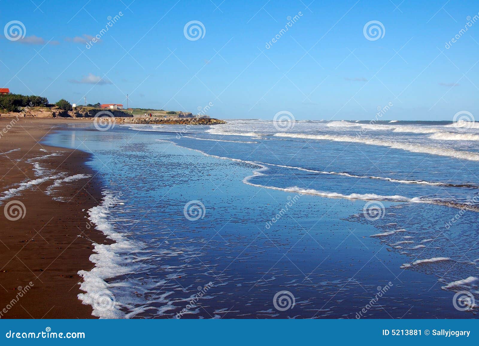 Argentina ocean stock image. Image of america, beach, argentina - 5213881