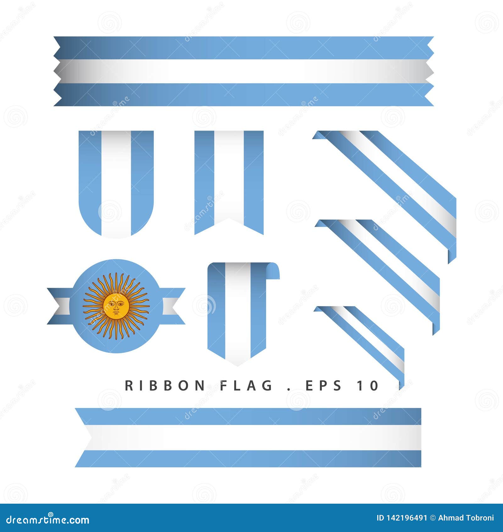 Argentina Ribbon Flag Vector Template Design Illustration Stock Vector ... Argentina Ribbon Flag Vector Template Design Illustration Stock Vector ...