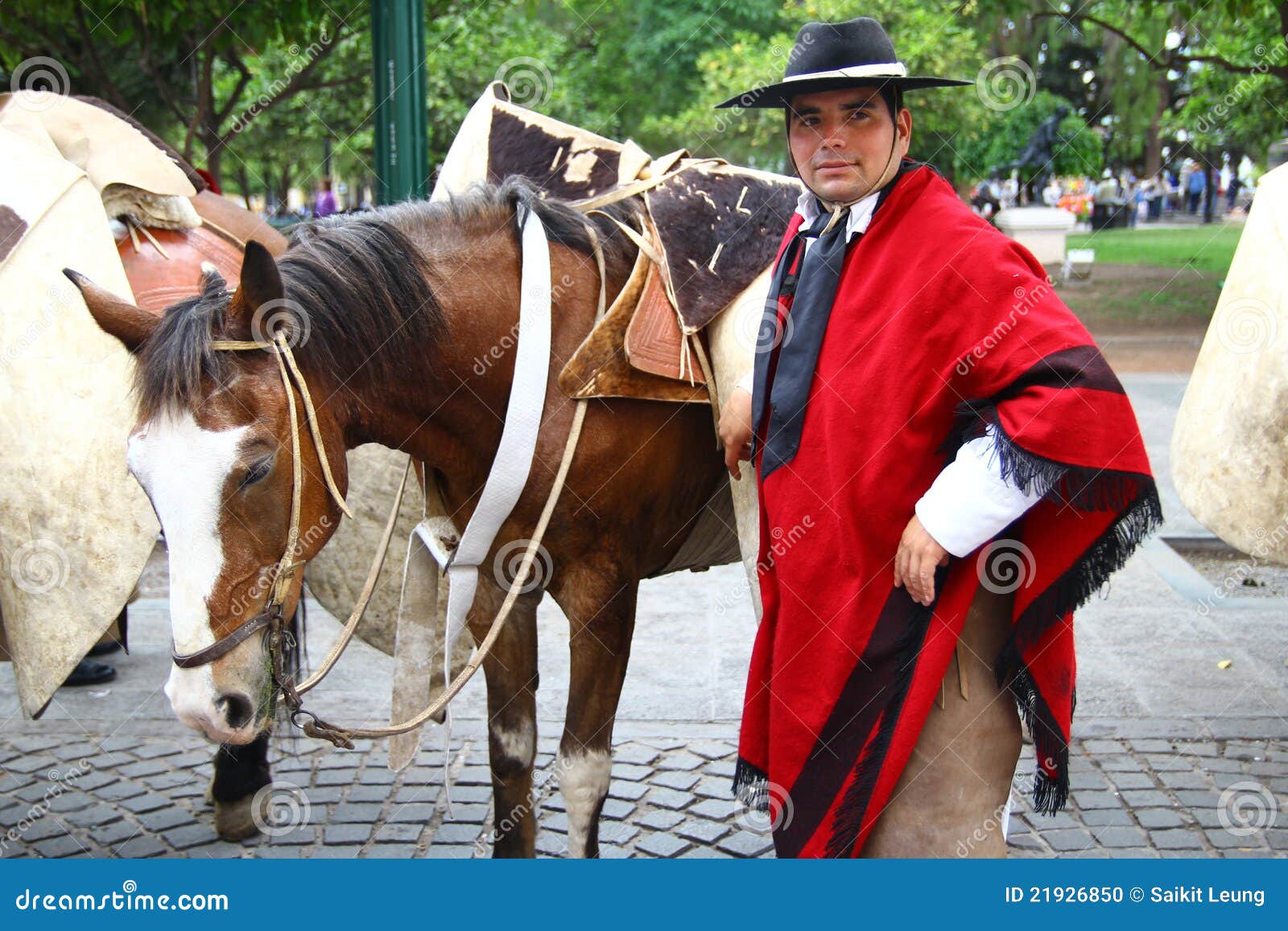 Argentina Riders in Red Cape Editorial Image - Image of knight, grass ...