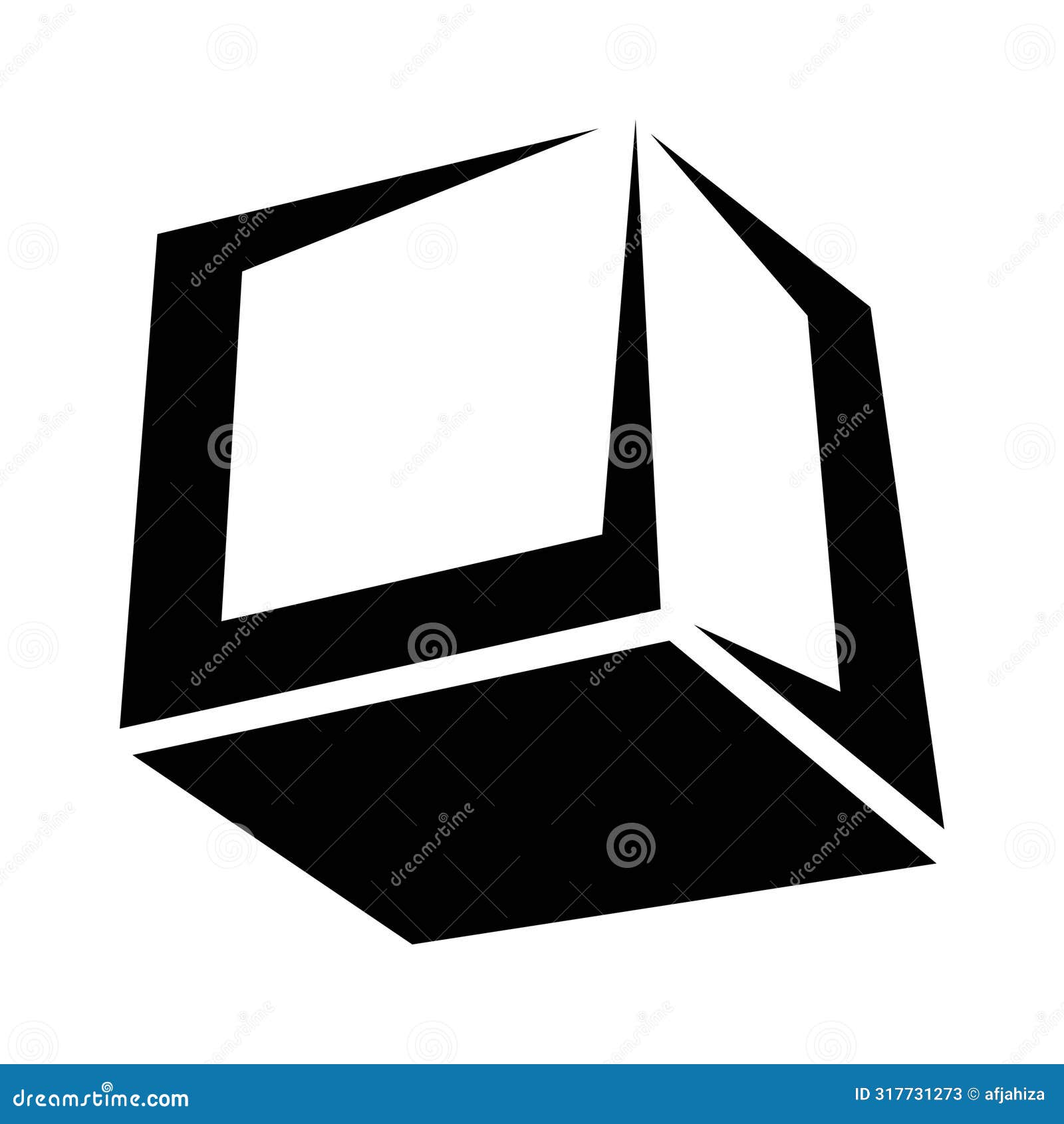 Square Cube Logo Icon Template Stock Vector - Illustration of square, cone: 317731273