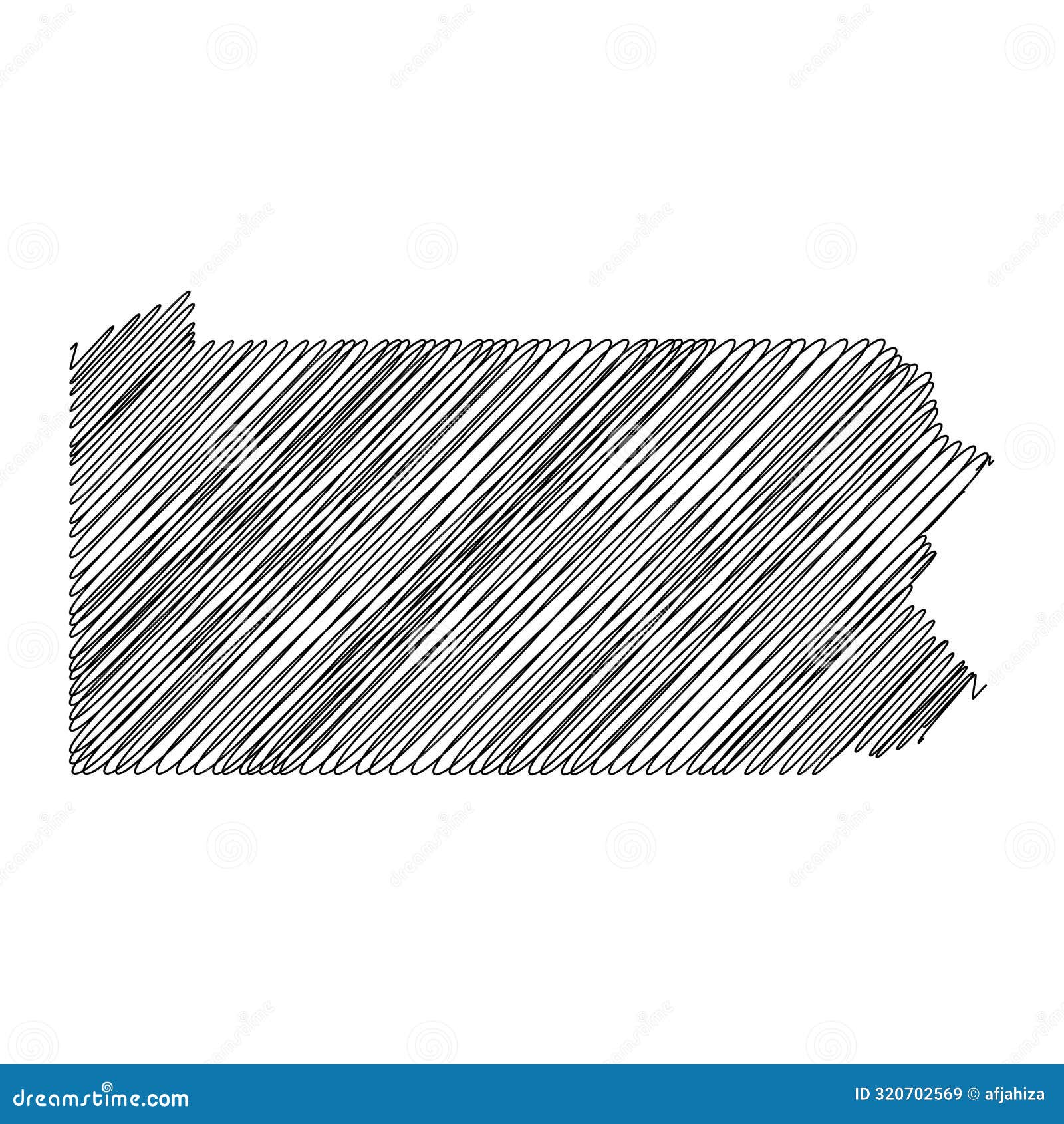 Pennsylvania Line Art Map Vector Illustration | CartoonDealer.com ...