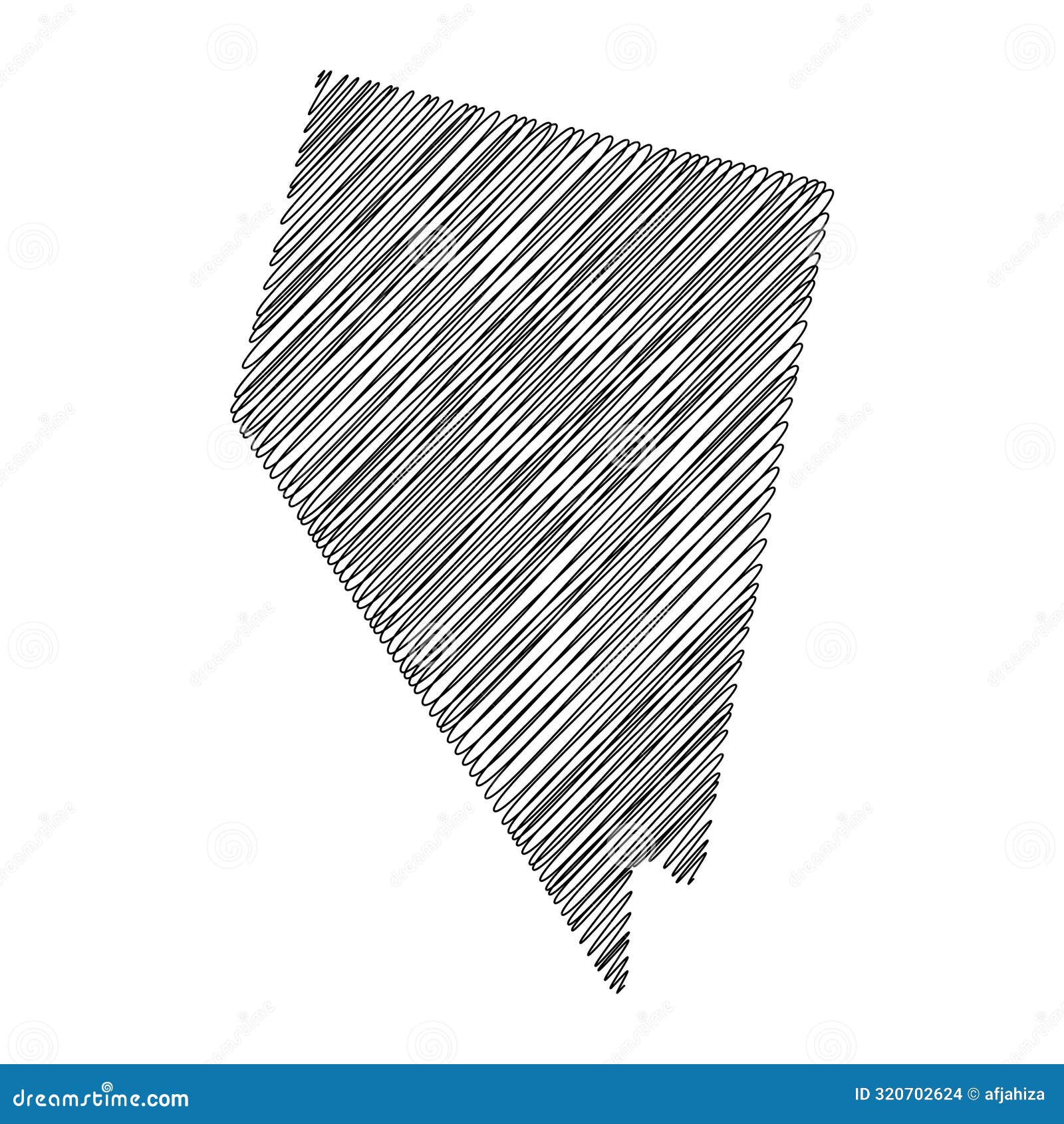 Nevada US State Thread Map Line Vector Illustration Stock Vector ...
