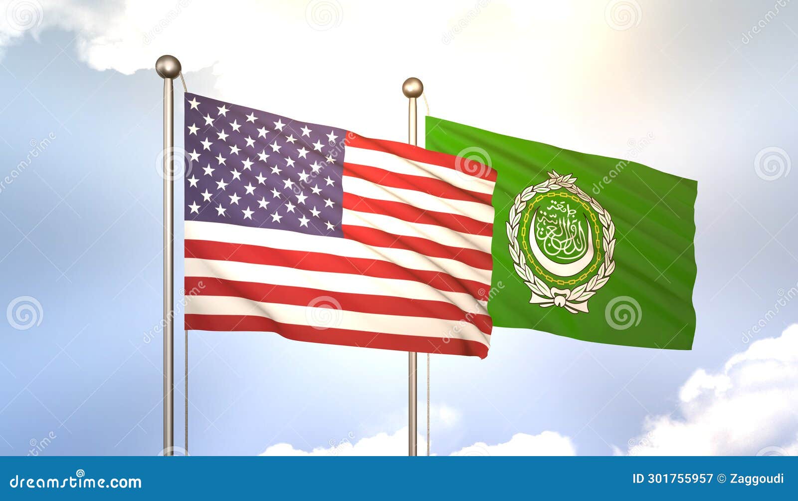 Argentina and USA Flag Together a Concept of Realations Stock ...