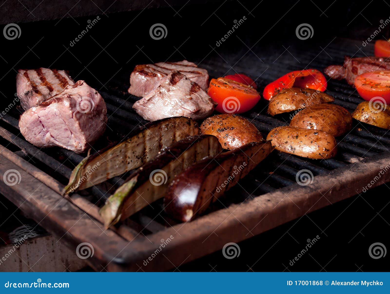 Argentinian Cooking Meat Barbecue Stock Photo - Image of living, fire ...