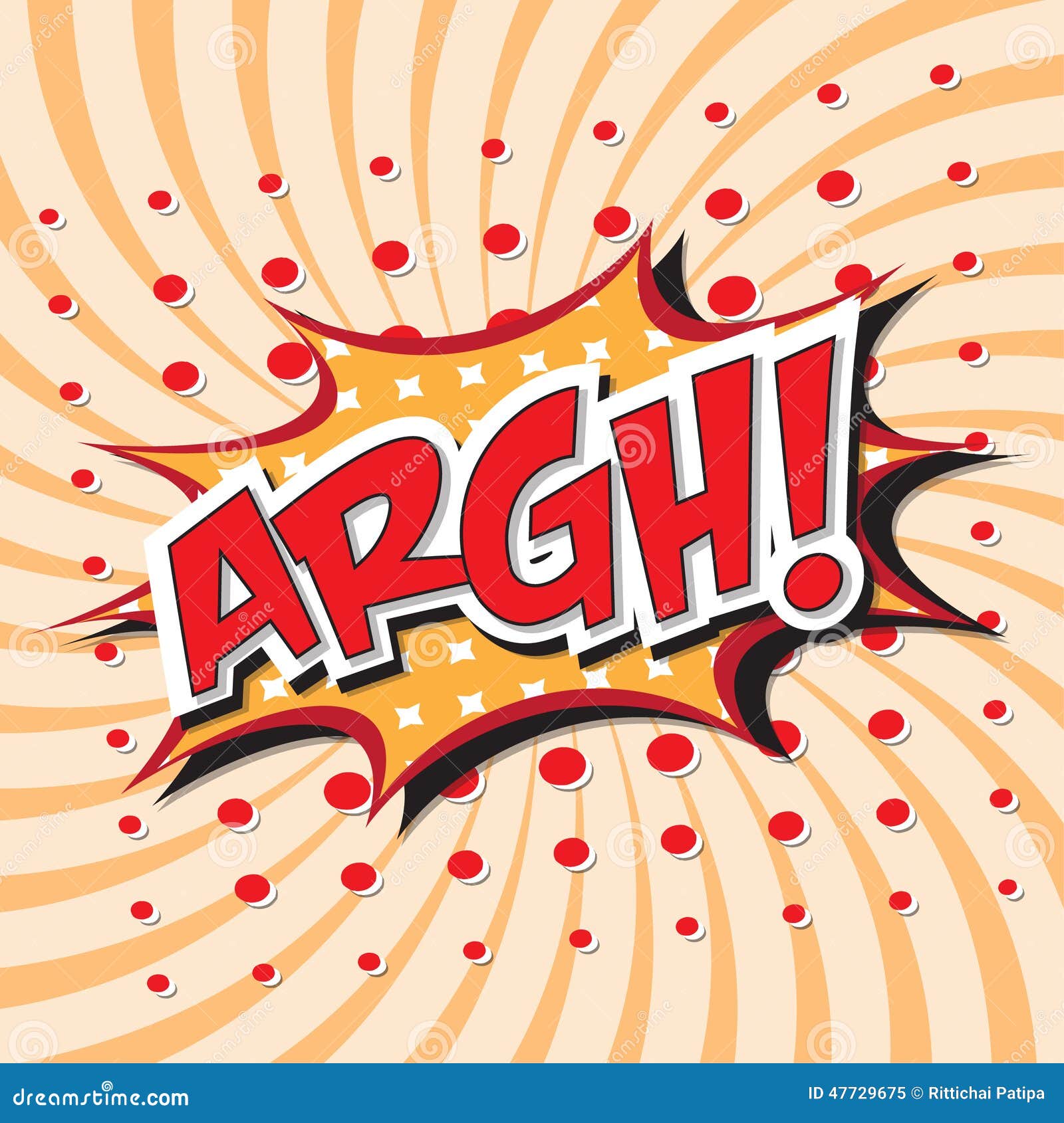 ARGH! Comic Word Vector Illustration | CartoonDealer.com #47729776