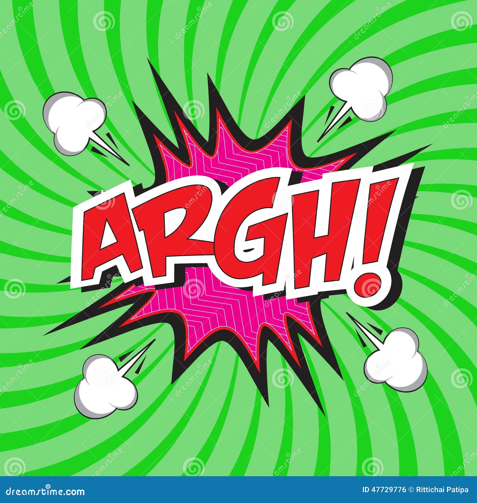 ARGH ! mot comique illustration de vecteur. Illustration du comique ...