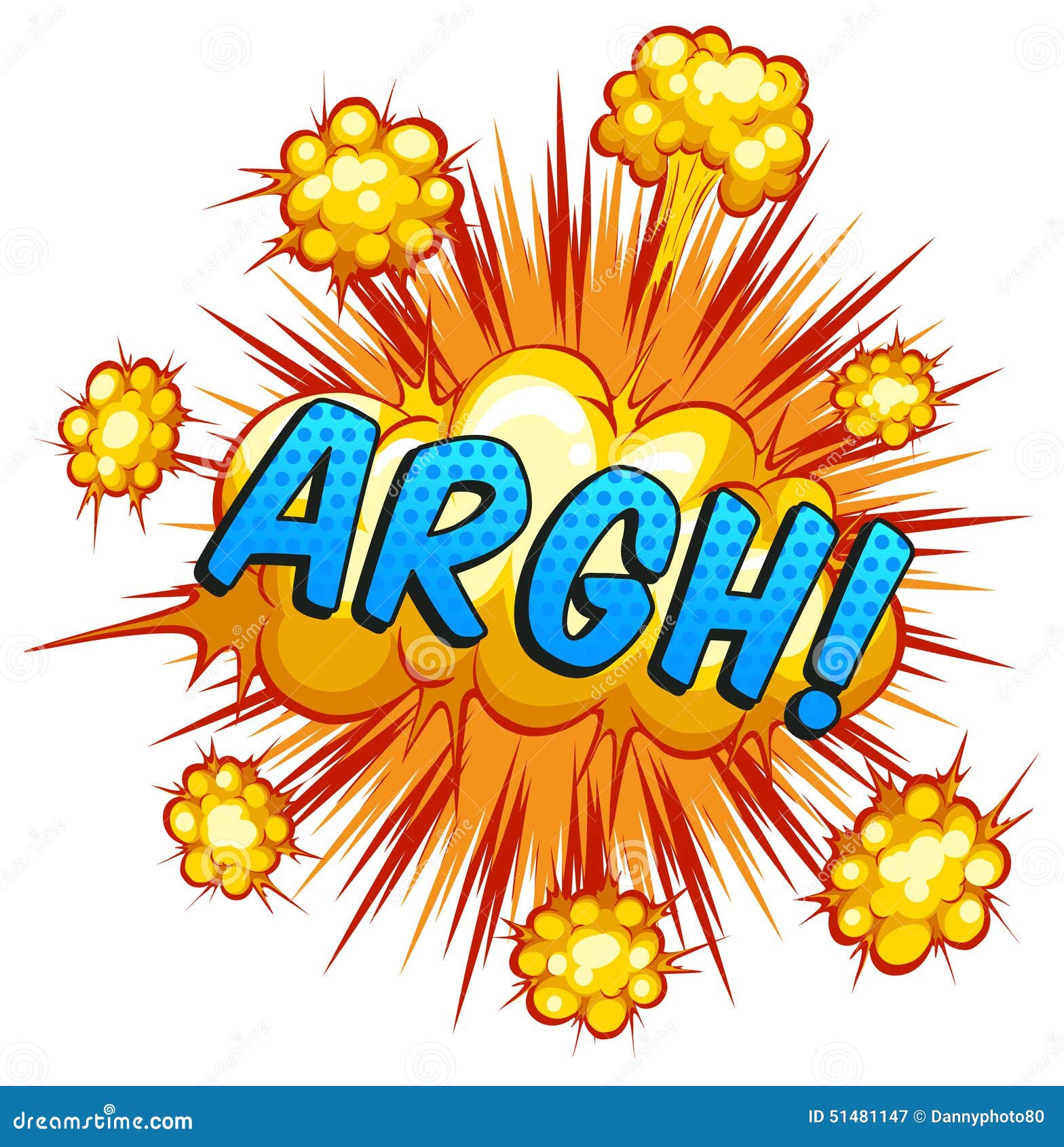 Argh Stock Vector - Image: 51481147