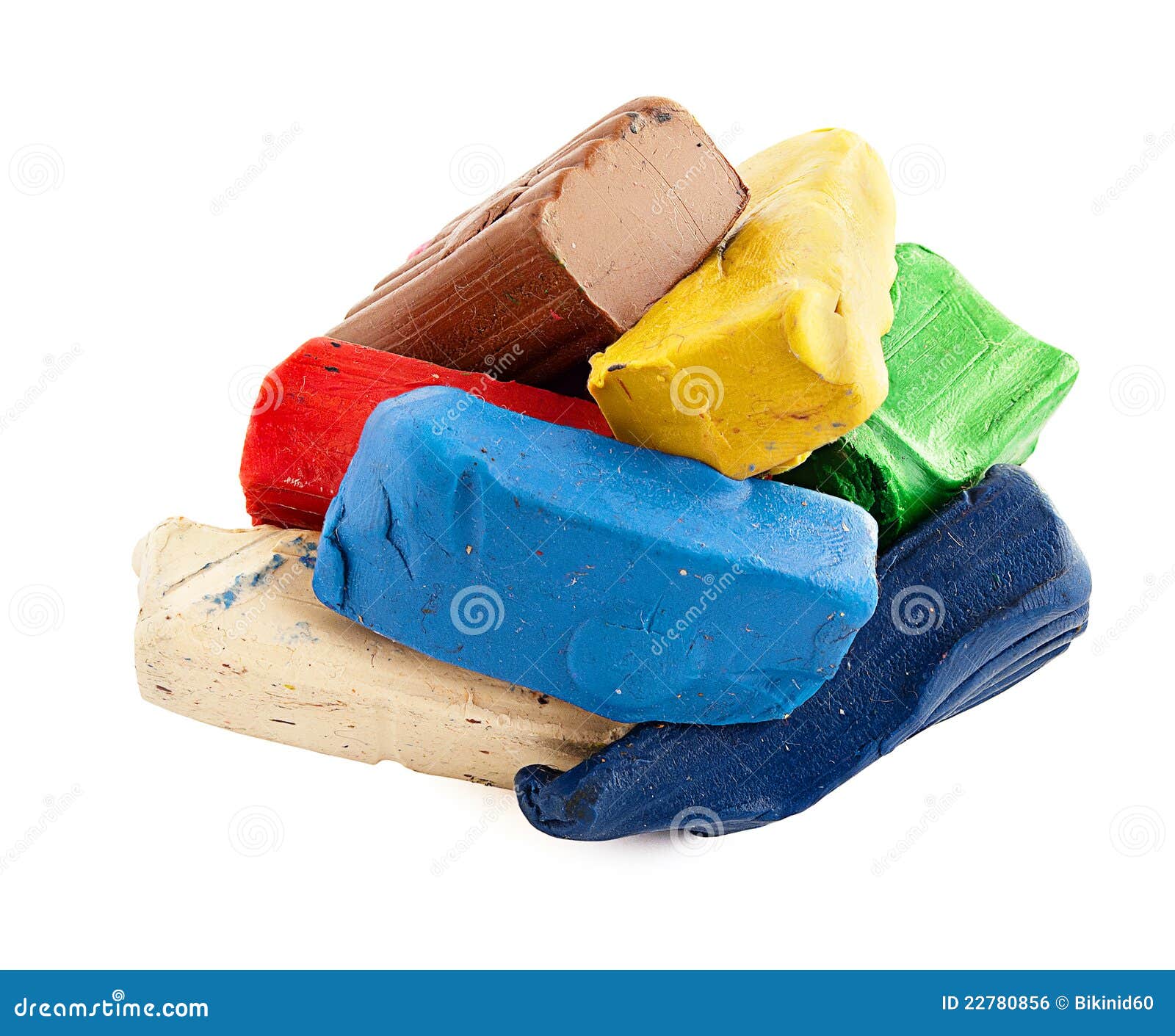 Argila colorida. foto de stock. Imagem de objeto, material - 22780856