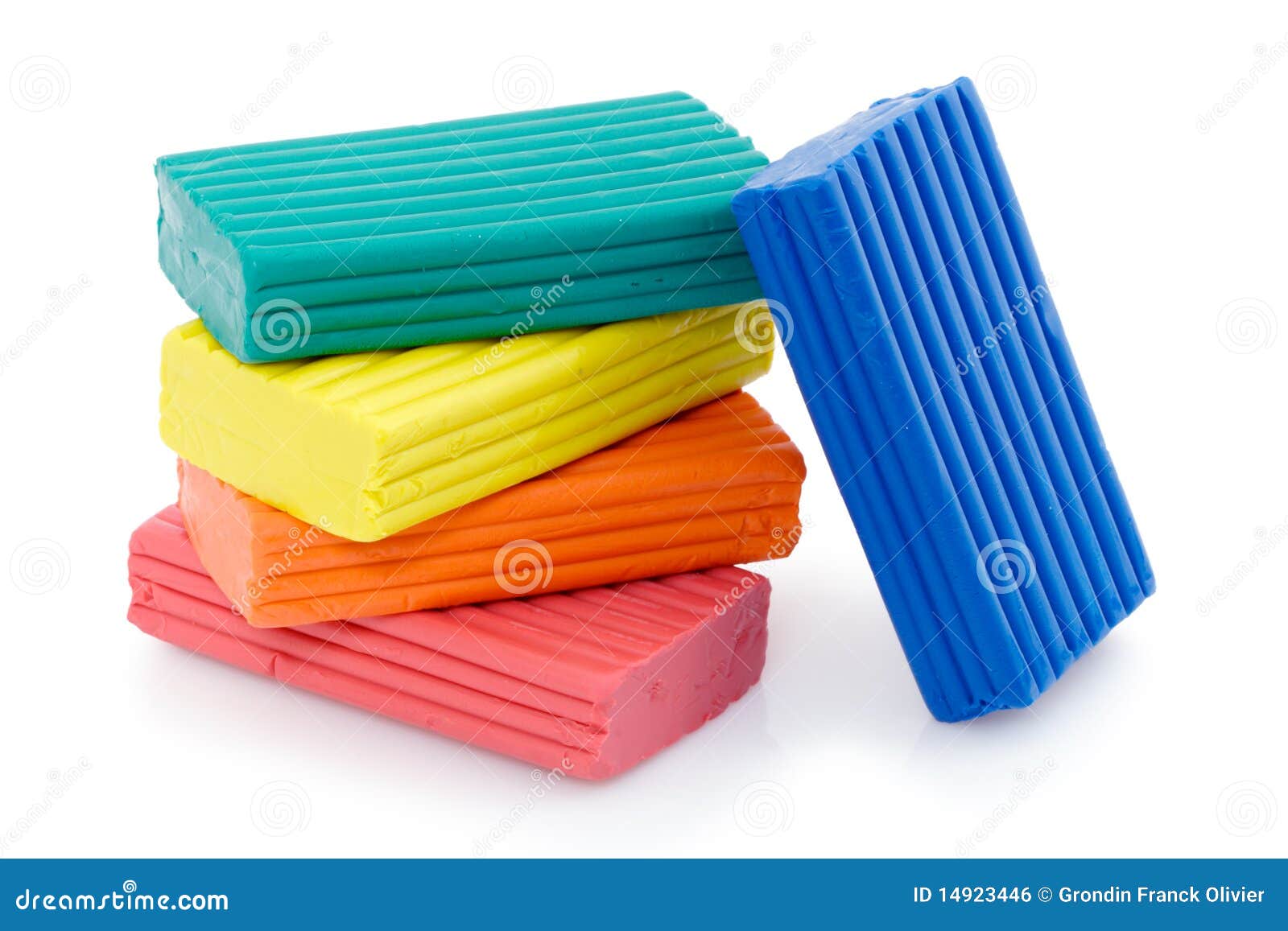 Argilla colorata fotografia stock. Immagine di blocchi - 14923446