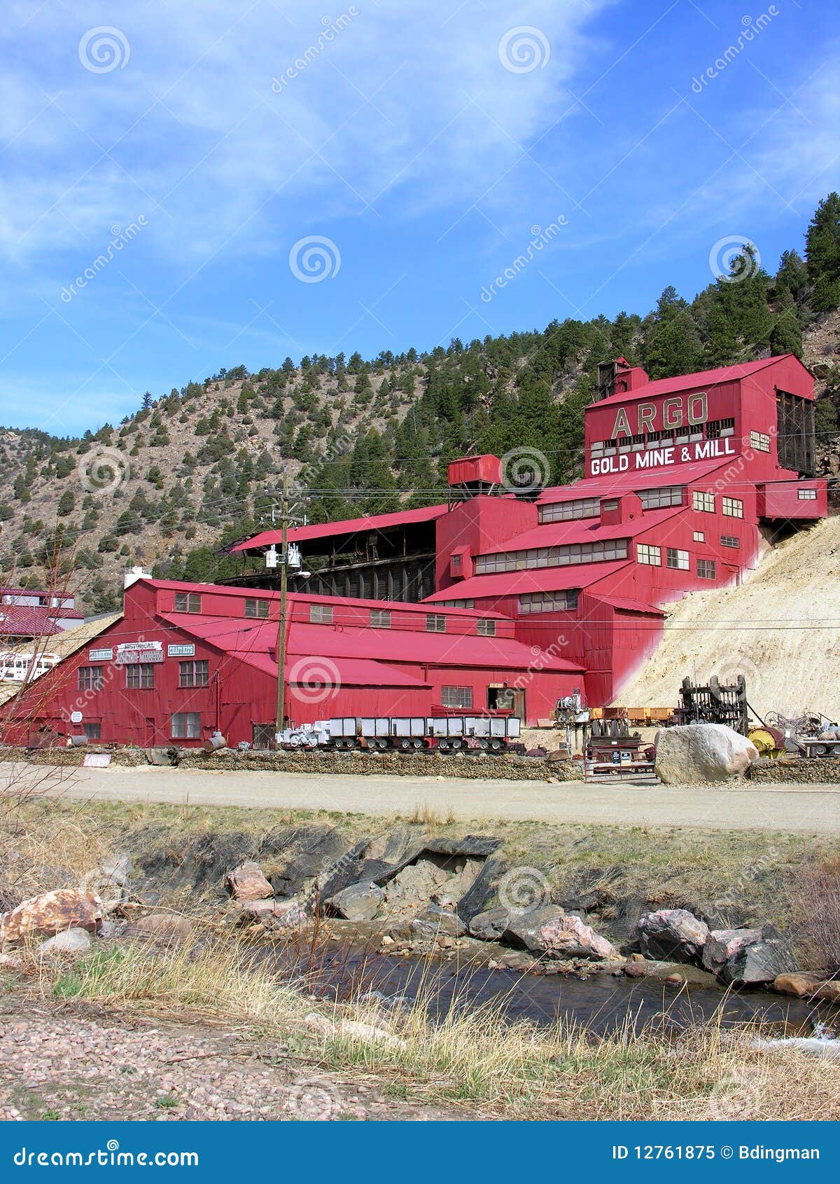 Argo Gold Mine & Mill editorial image. Image of deserted - 12761875