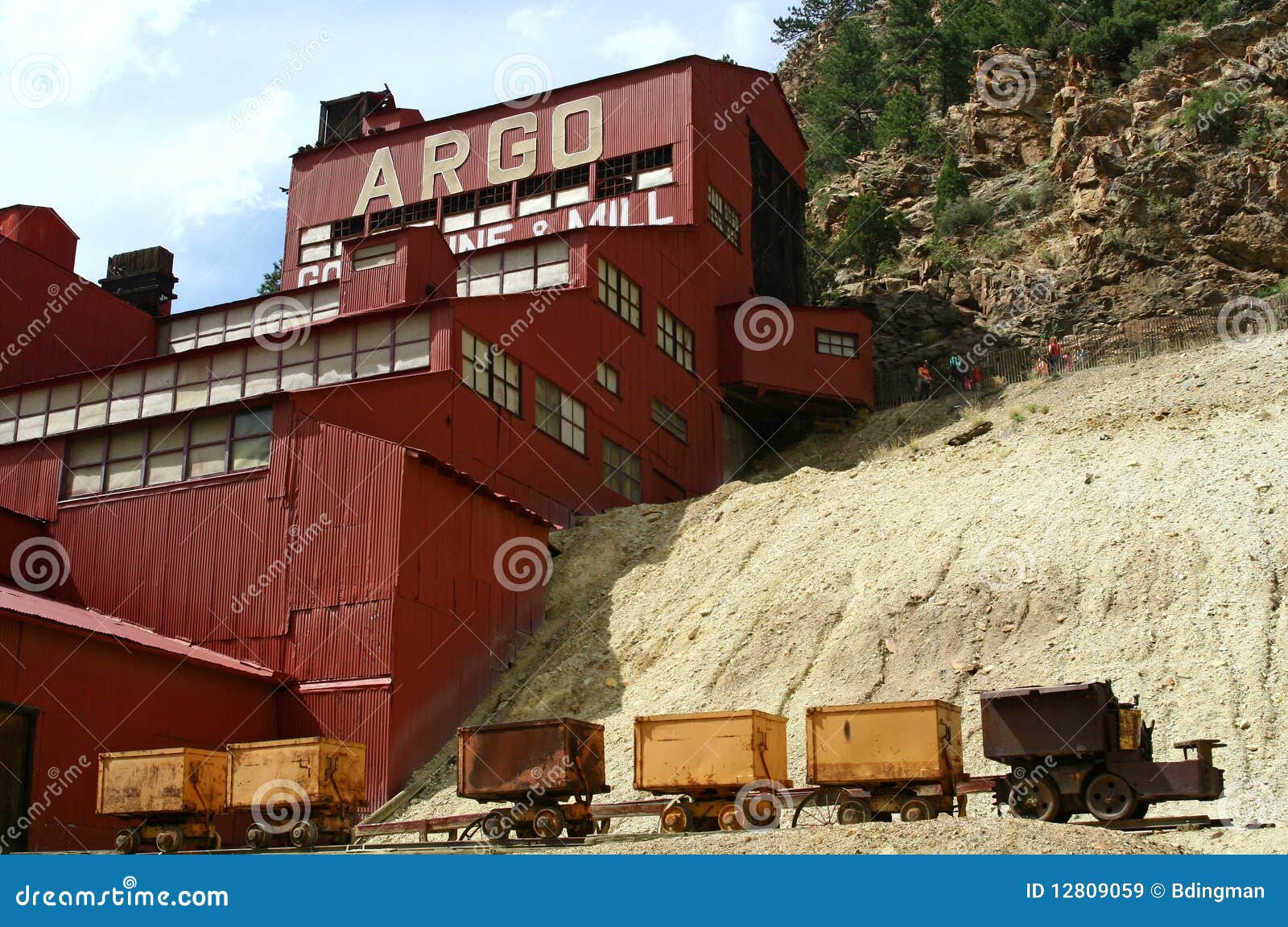 Argo Gold Mine & Mill editorial stock image. Image of abandoned - 12809059