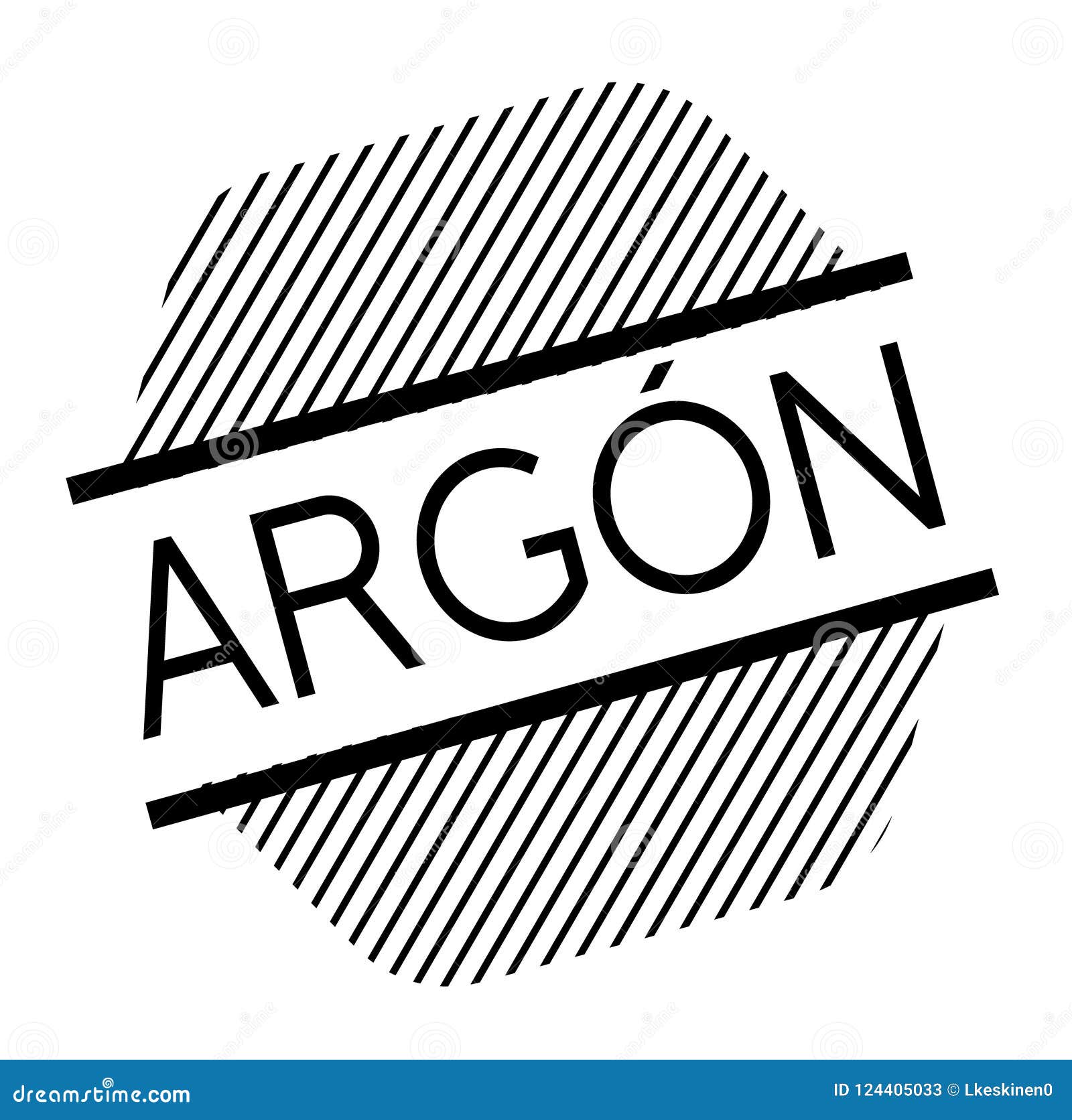 Argon black stamp stock vector. Illustration of welding - 124405033