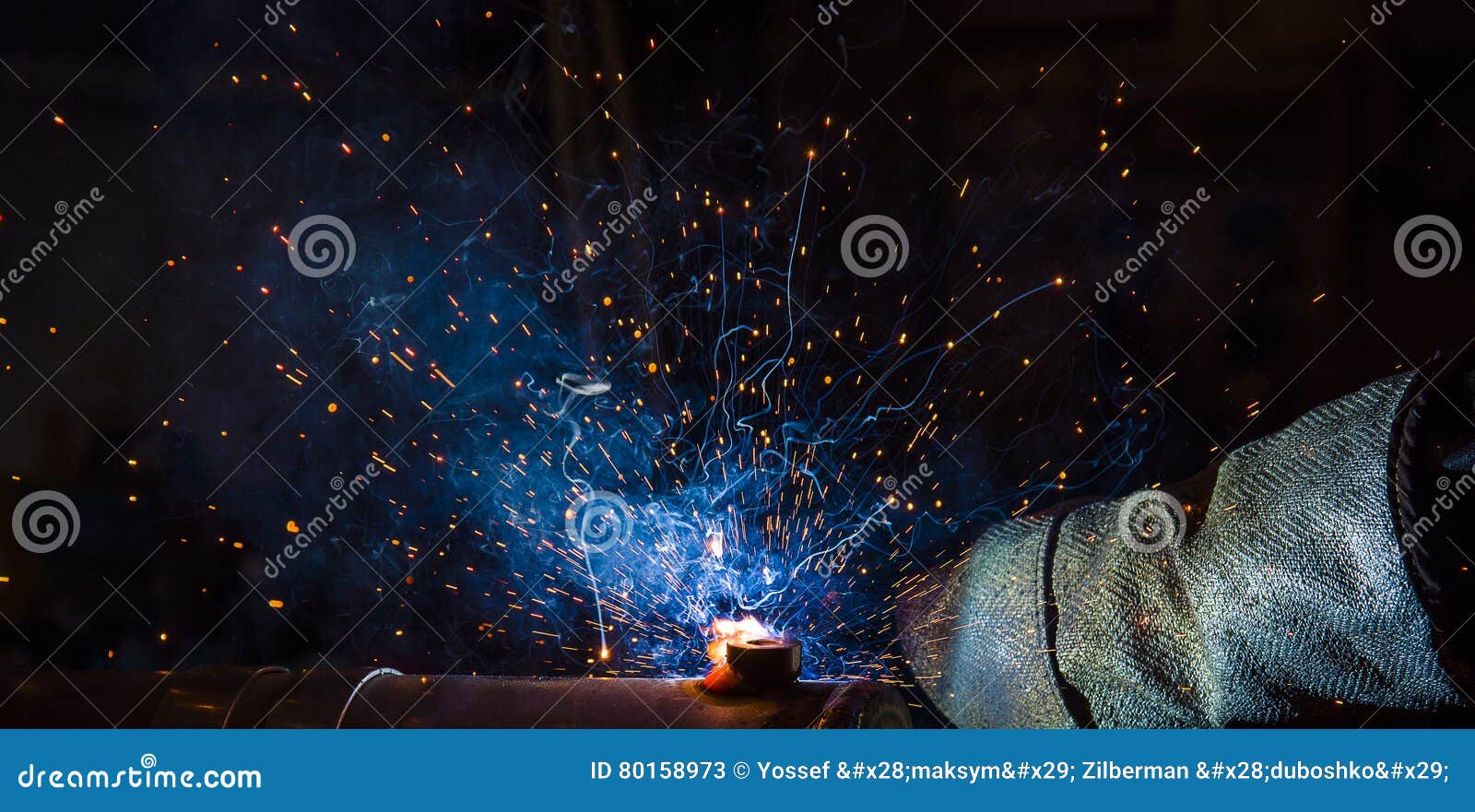 Argon welding splatter stock image. Image of heat, power - 80158973