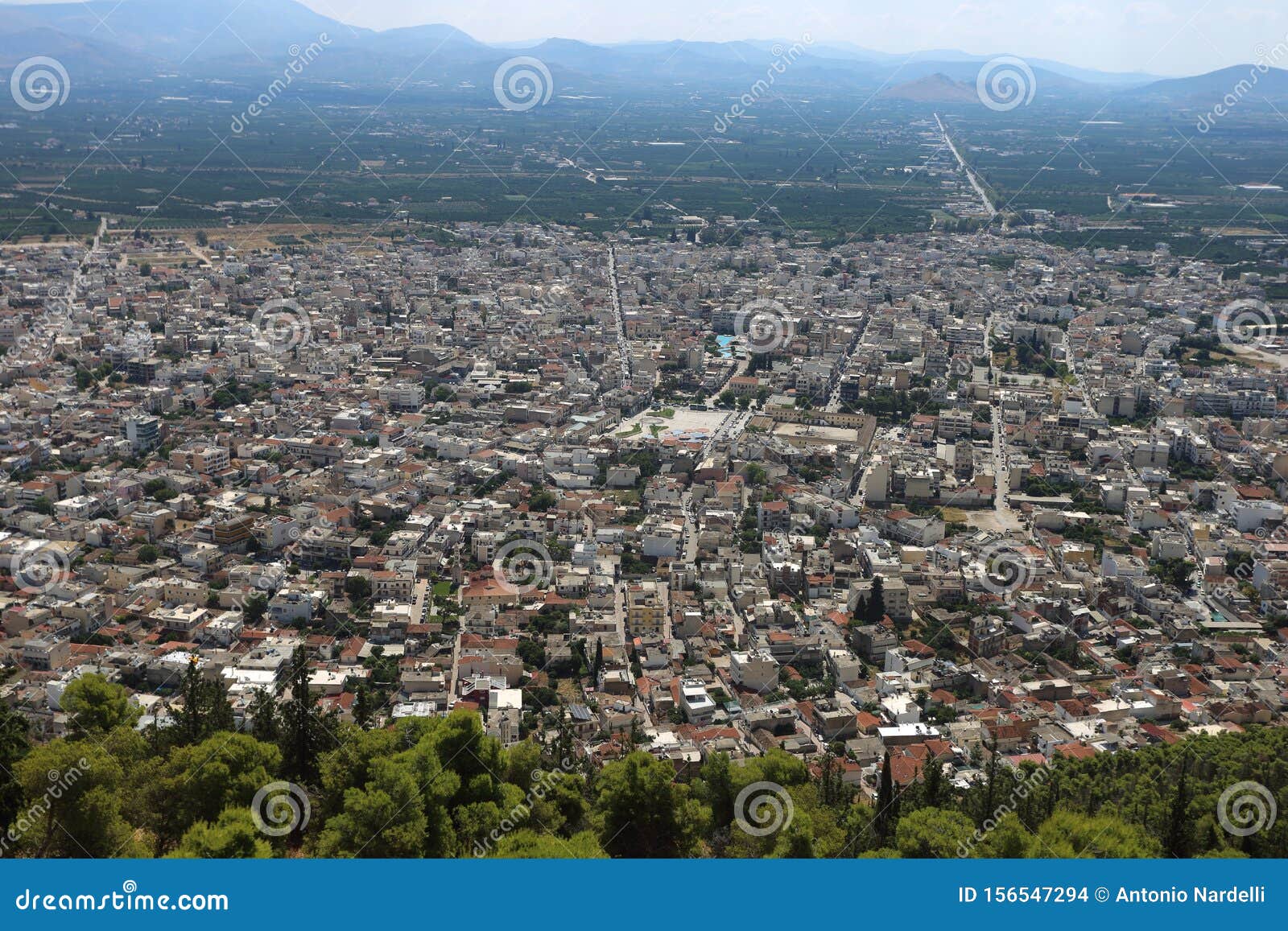 The City of Argos in the Peloponnese Editorial Stock Image - Image of ...