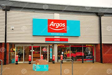 Argos Store front editorial photography. Image of sales - 18392877