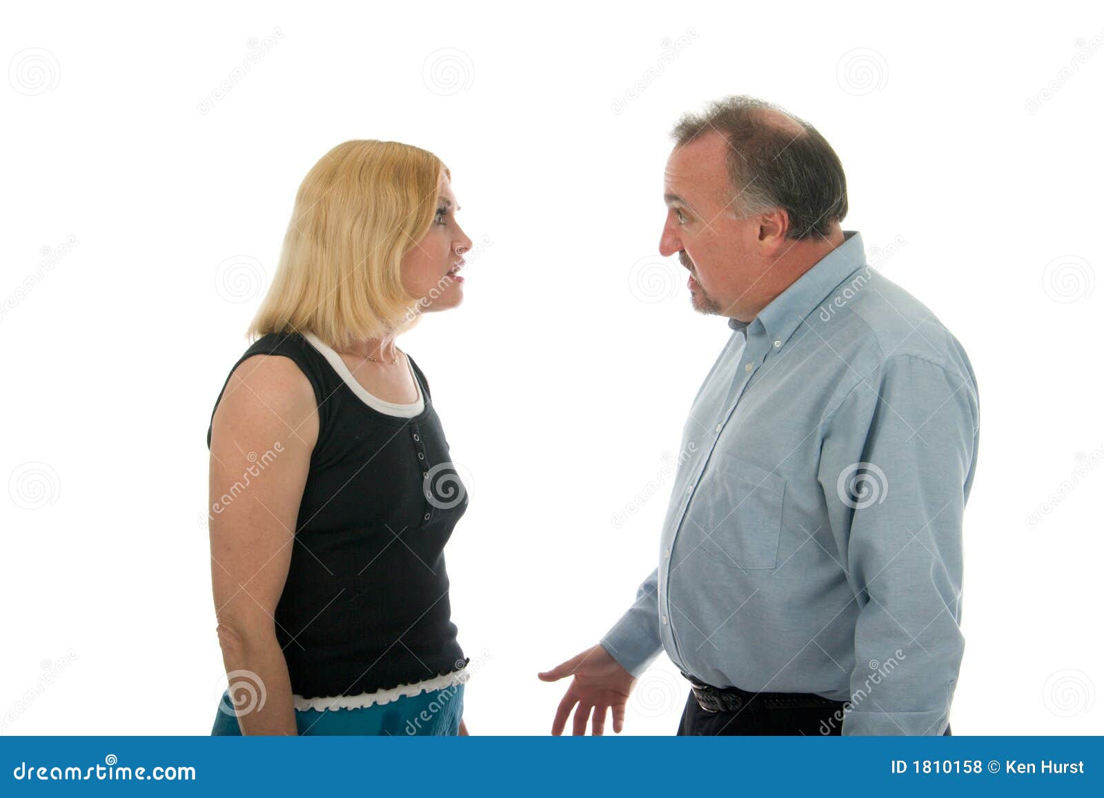 Arguing stock photo. Image of middle, blonde, anger, blond - 1810158