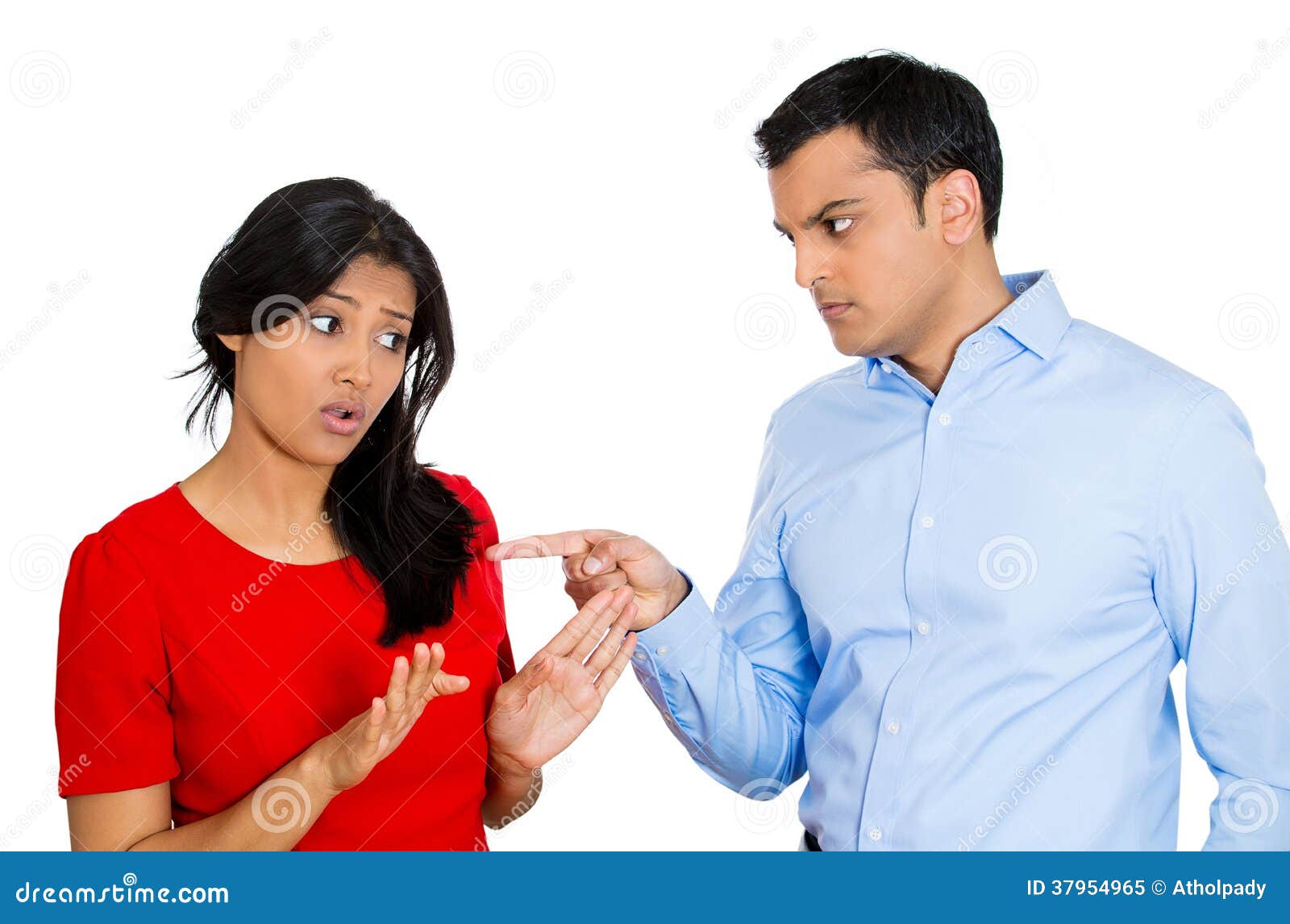 Arguing couple stock image. Image of indian, hispanic - 37954965