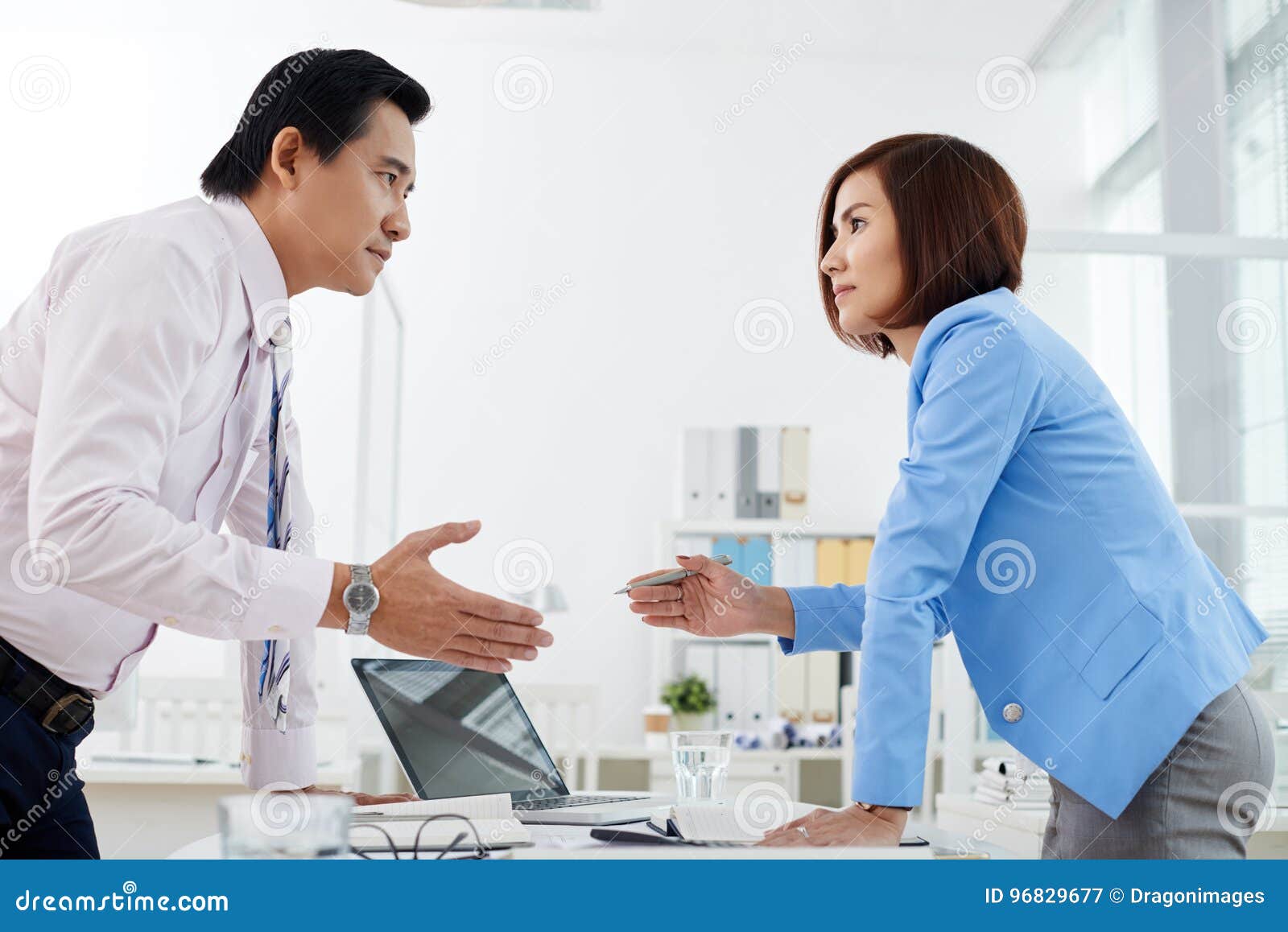 Arguing Over Business Projects Stock Image - Image of communication ...